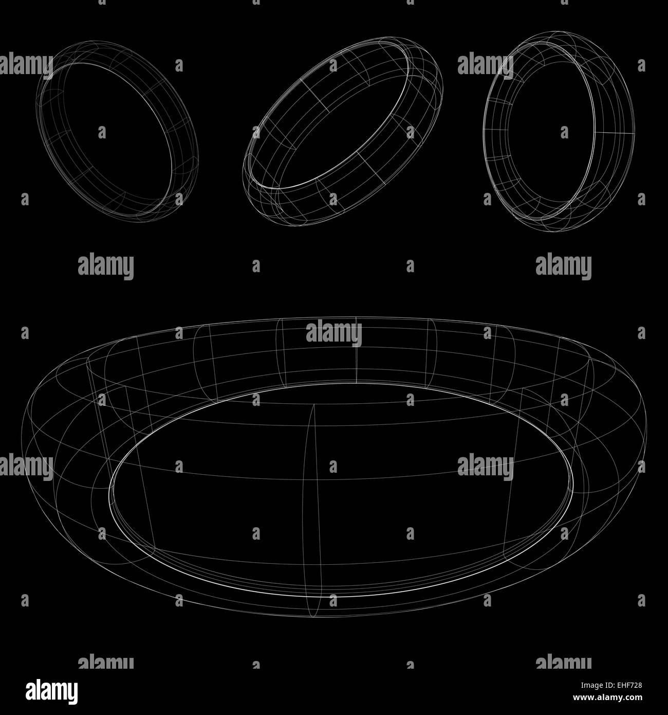 Wireframe circle hi-res stock photography and images - Alamy