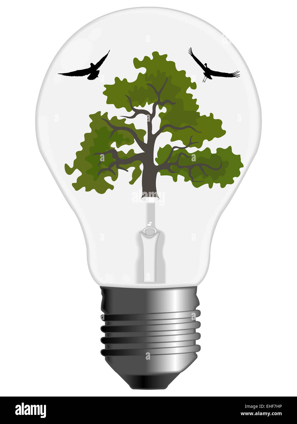 Tree inside light bulb hi-res stock photography and images - Alamy