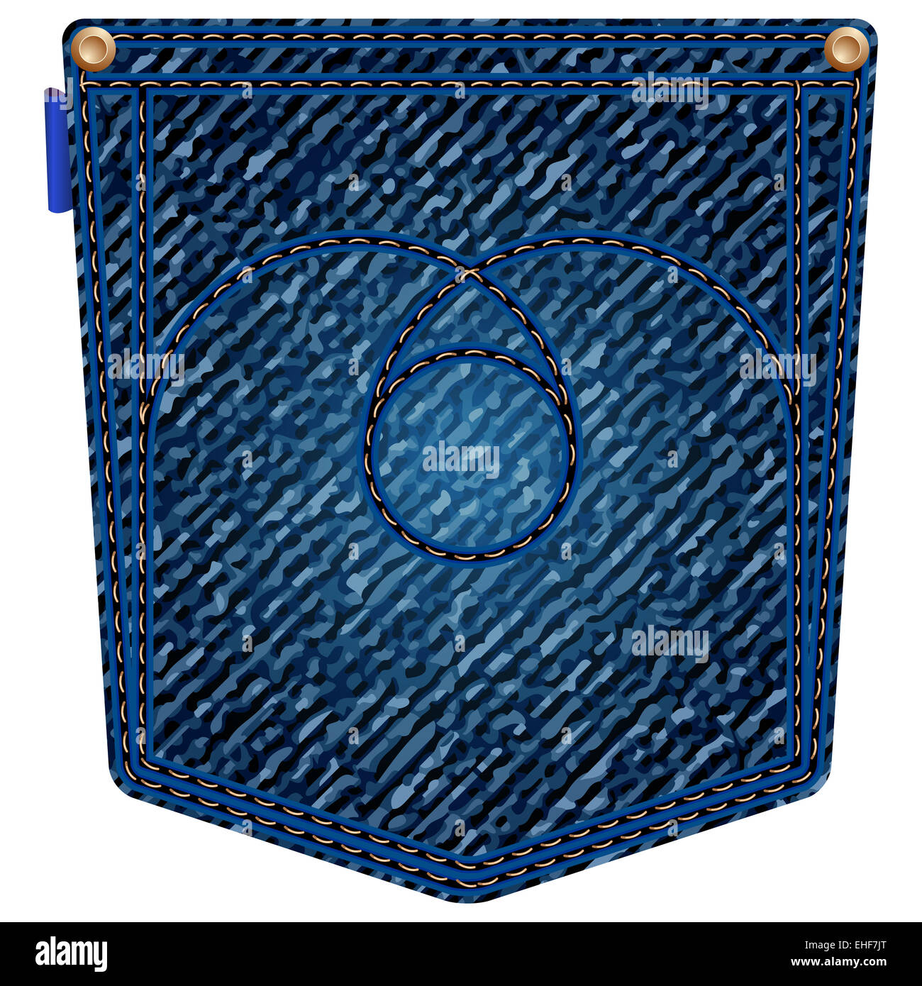 jeans pocket icon Stock Photo - Alamy