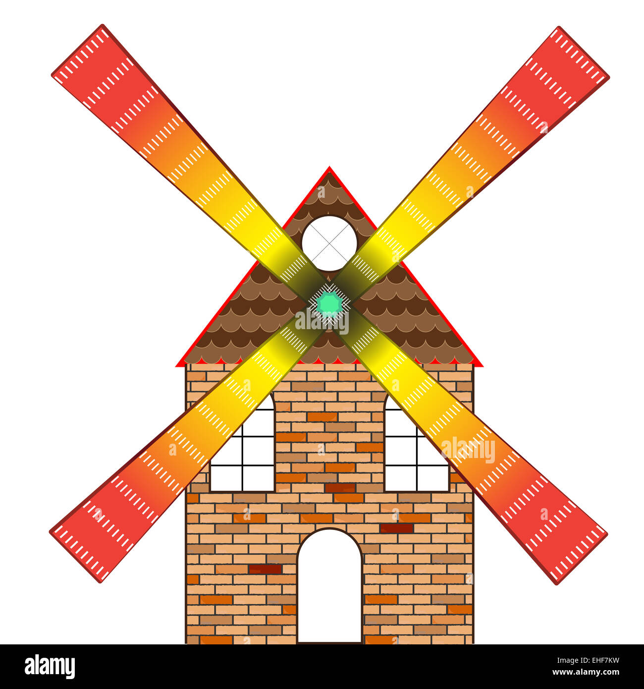 Old wind tower house hi-res stock photography and images - Alamy