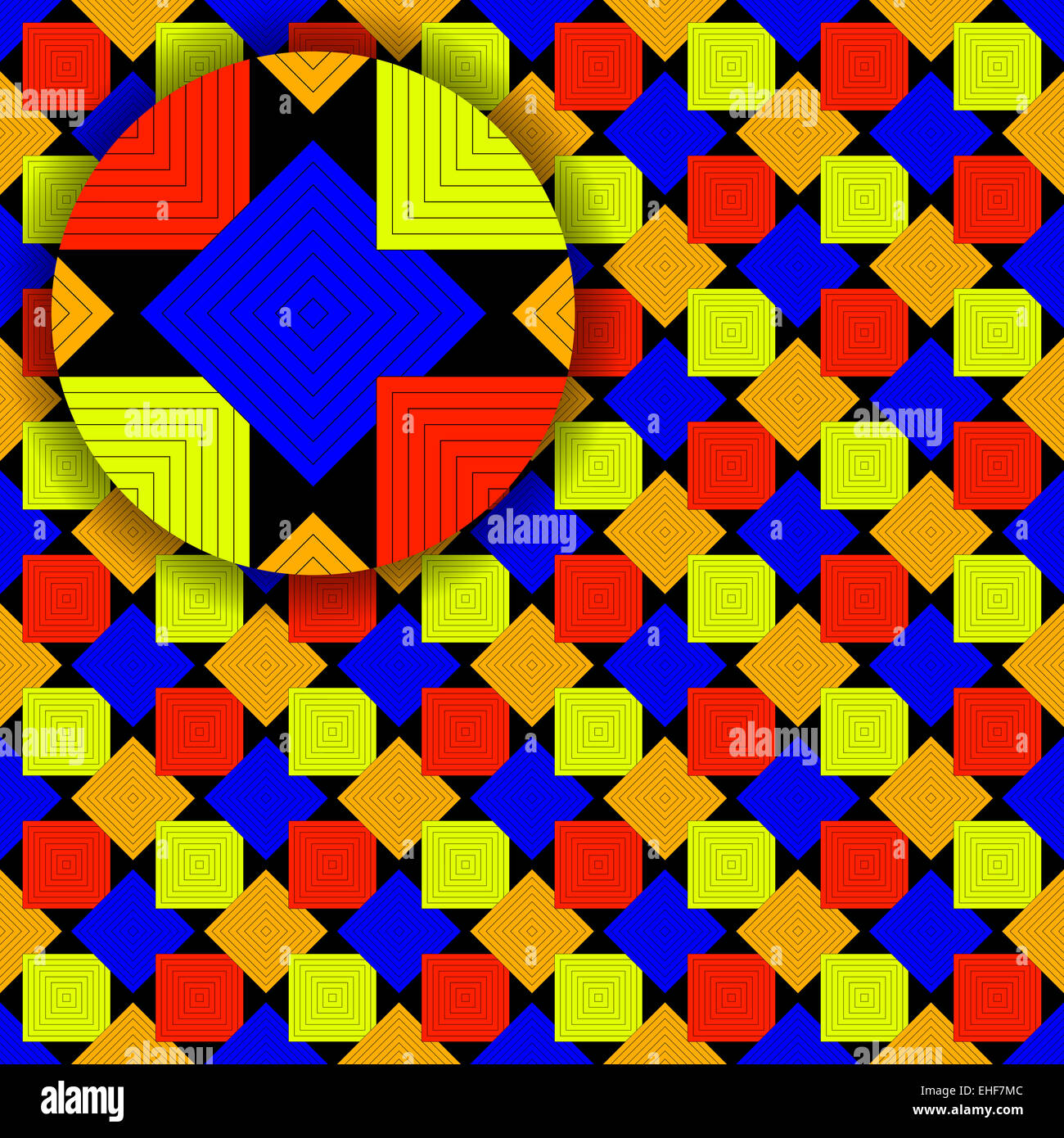 Squares and diamonds pattern hi-res stock photography and images - Alamy