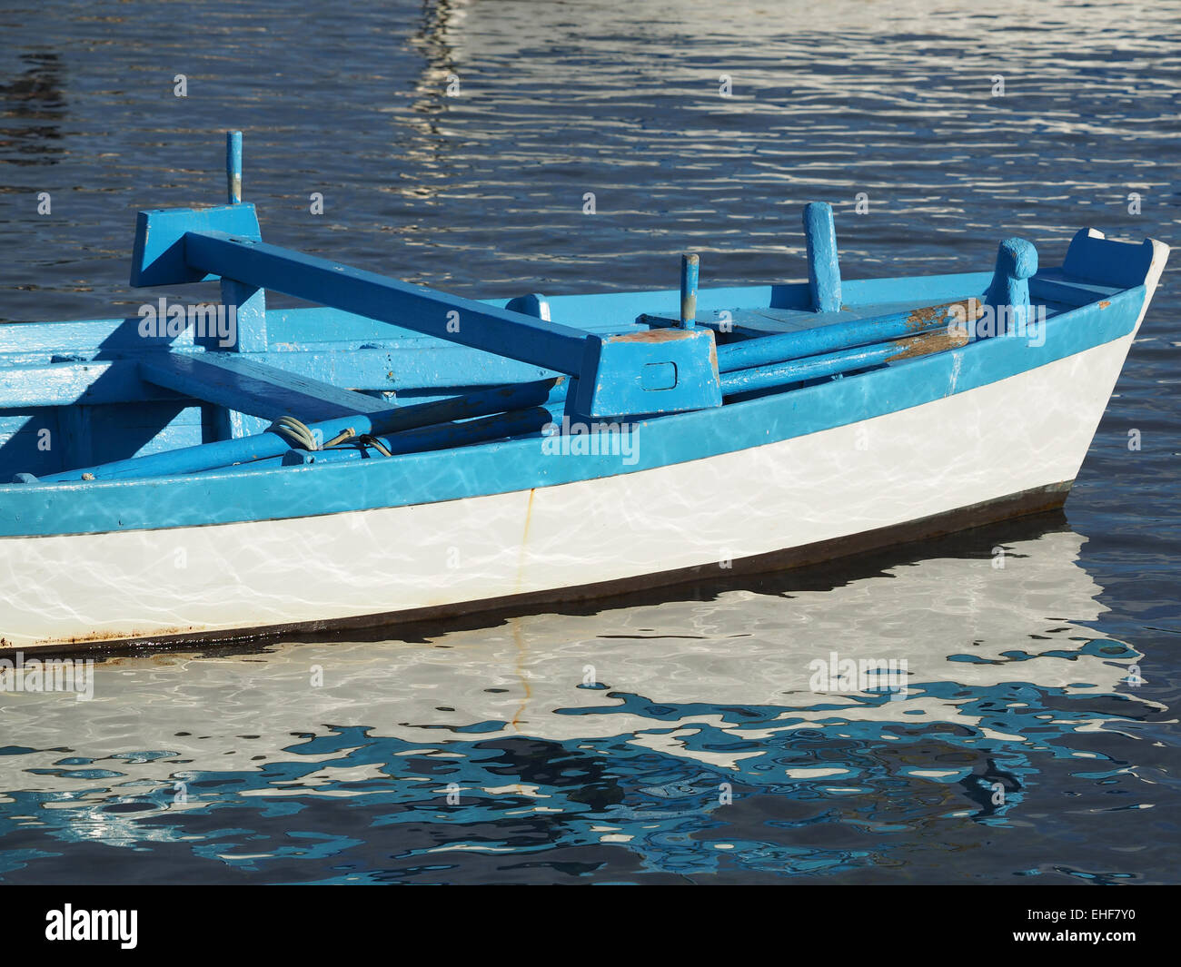 old wooden boat on the sea Stock Photo - Alamy