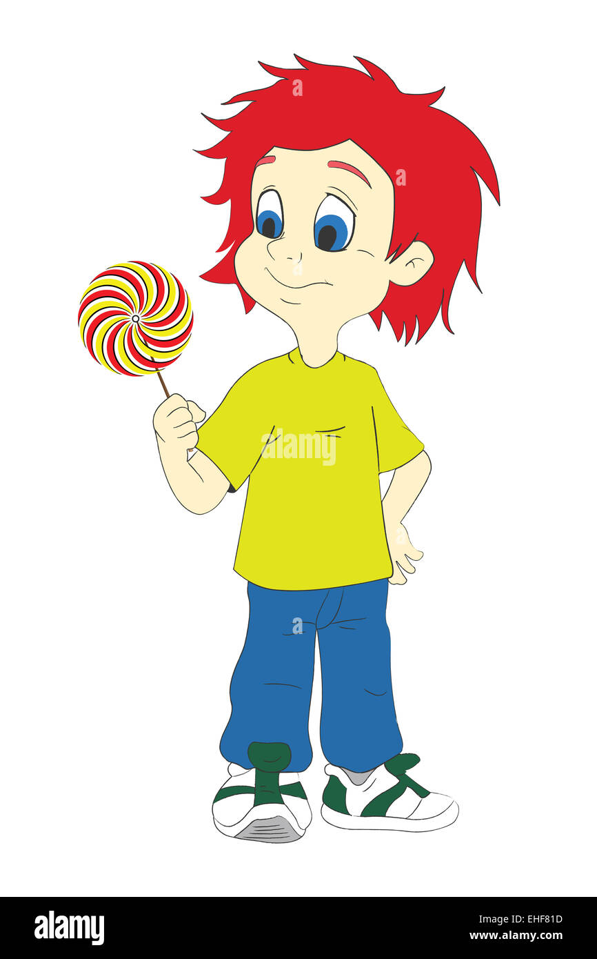 Cartoon kid hi-res stock photography and images - Alamy