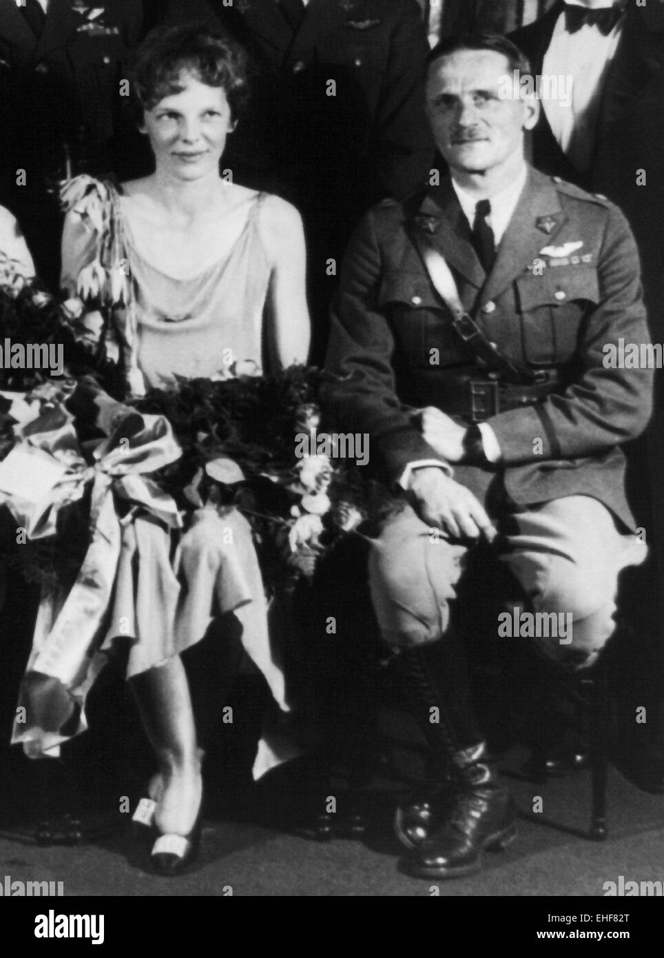 Vintage photo of American aviation pioneer and author Amelia Earhart ...