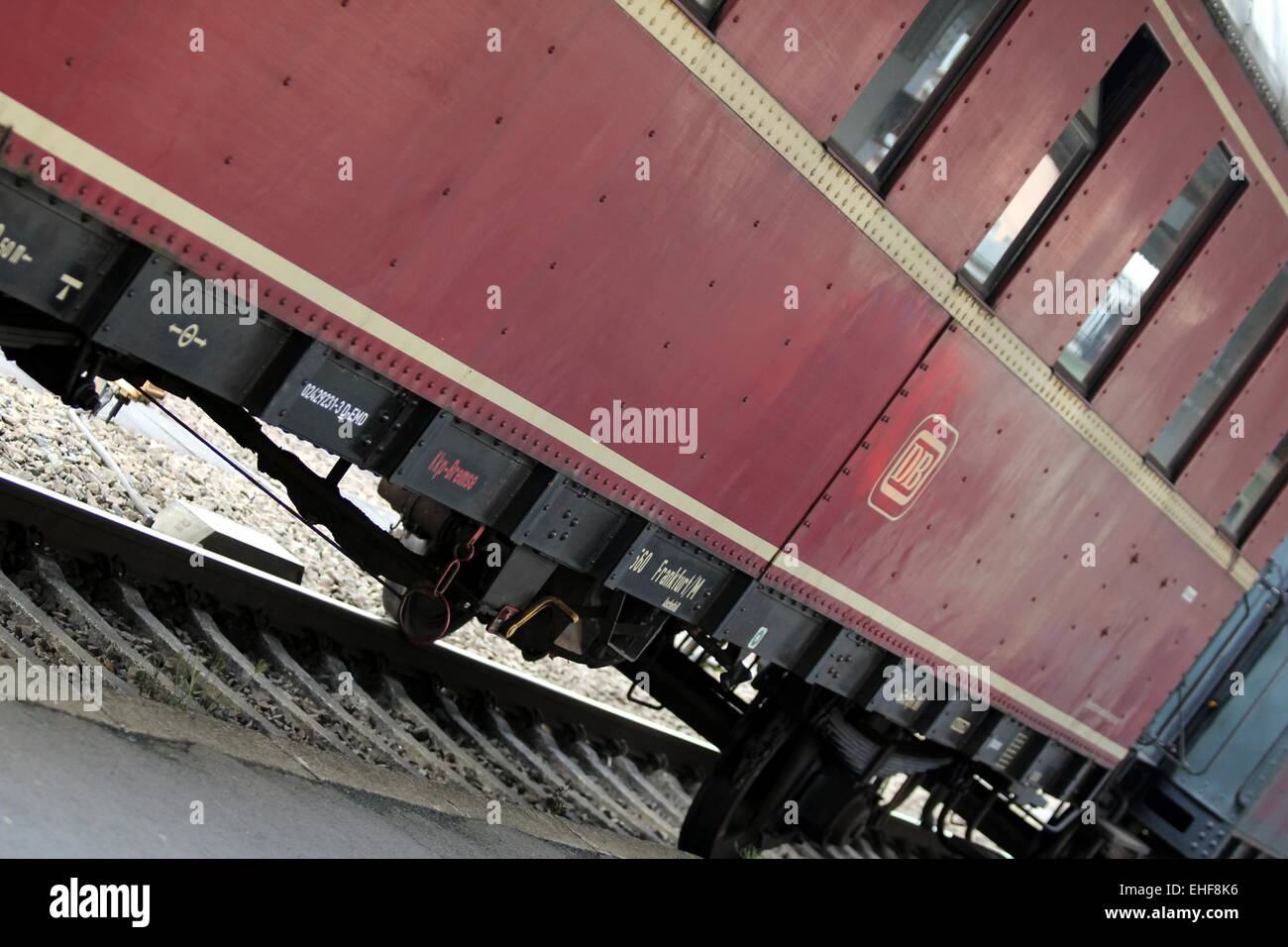 old german railway wagons Stock Photo - Alamy