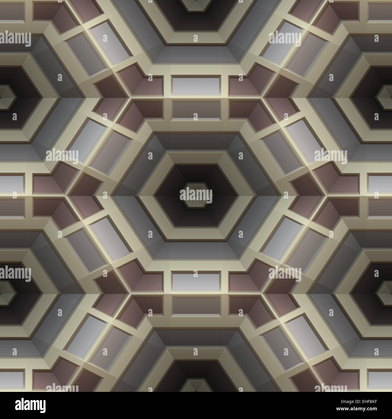 Hexagon digital pattern hi-res stock photography and images - Alamy