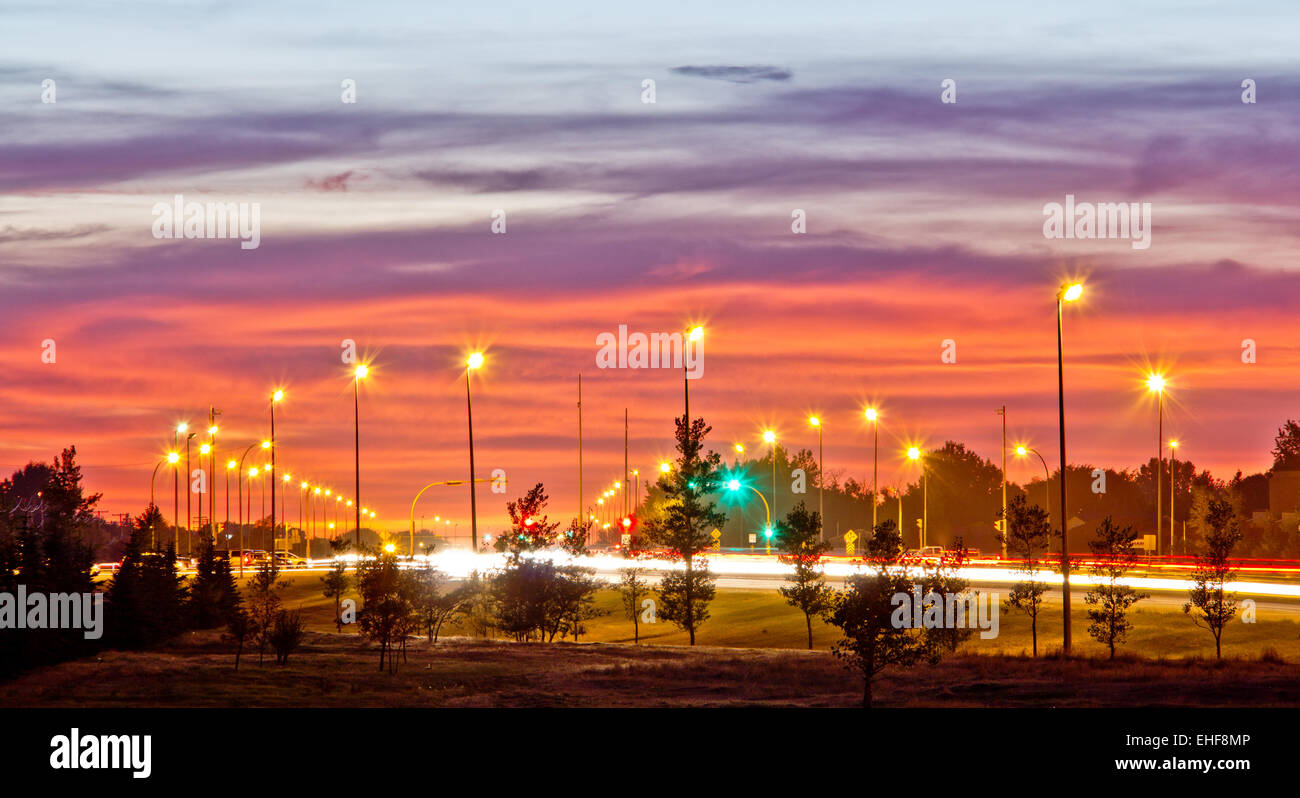Highway 1 at night Stock Photo - Alamy