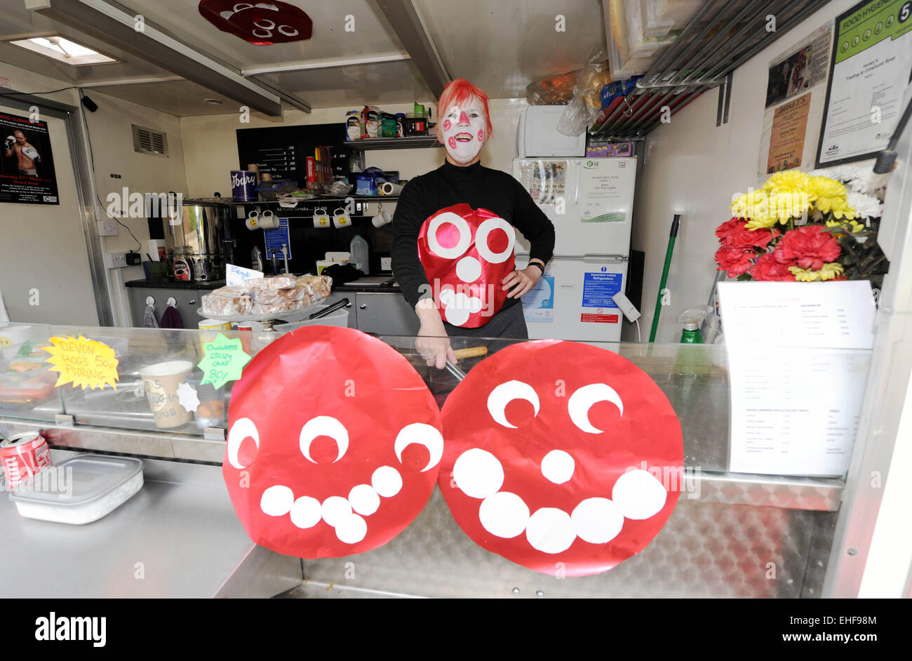 Female comic relief costume hi-res stock photography and images - Alamy