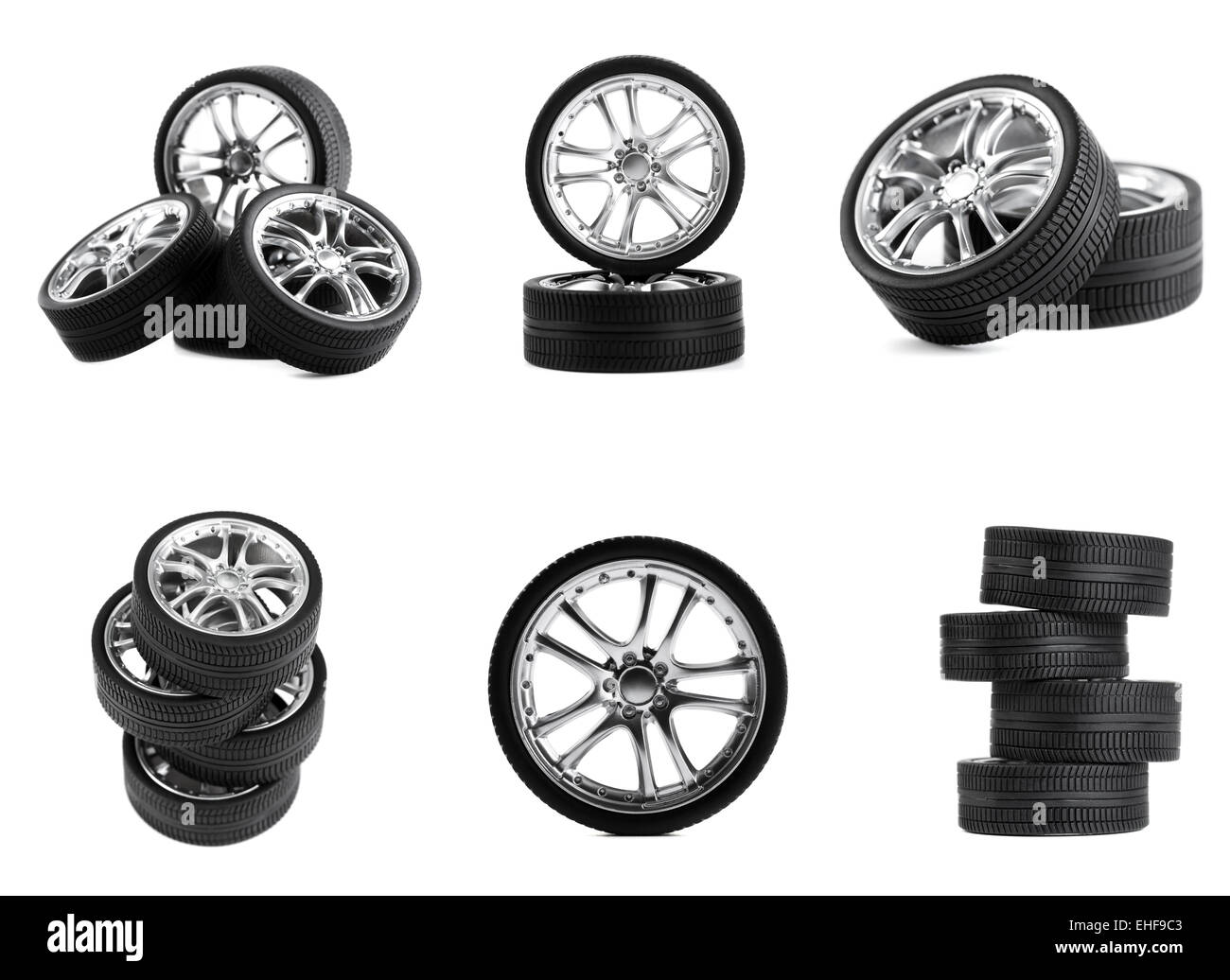 Car wheels traffic Cut Out Stock Images & Pictures - Alamy