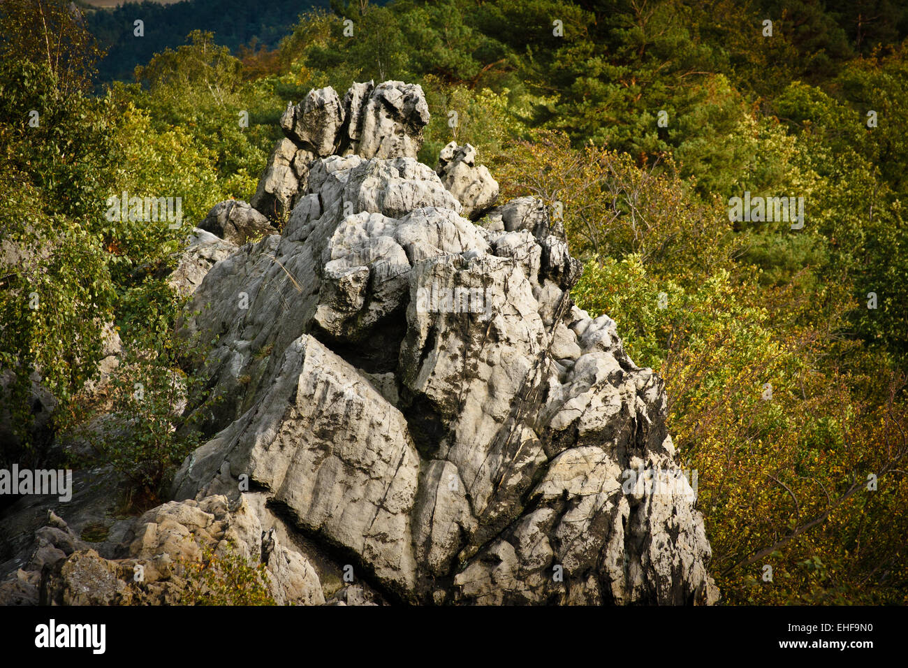 hike the Devil's staircase wall Stock Photo - Alamy