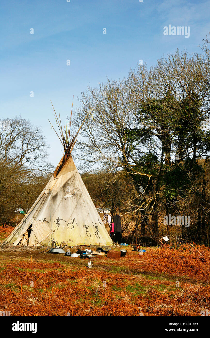Tipi valley wales hi-res stock photography and images - Alamy