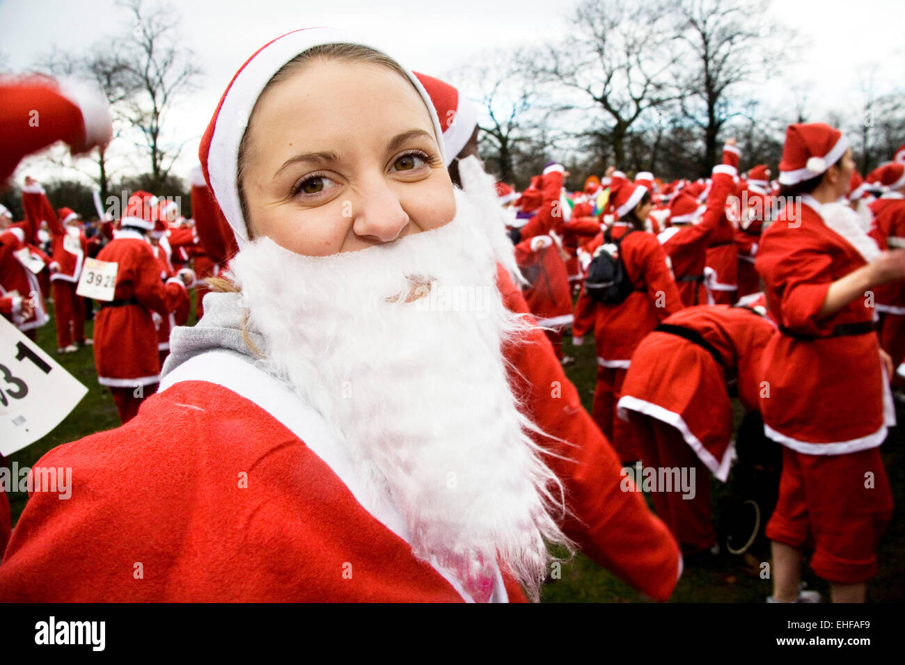 Women in santa outfits hi-res stock photography and images - Alamy