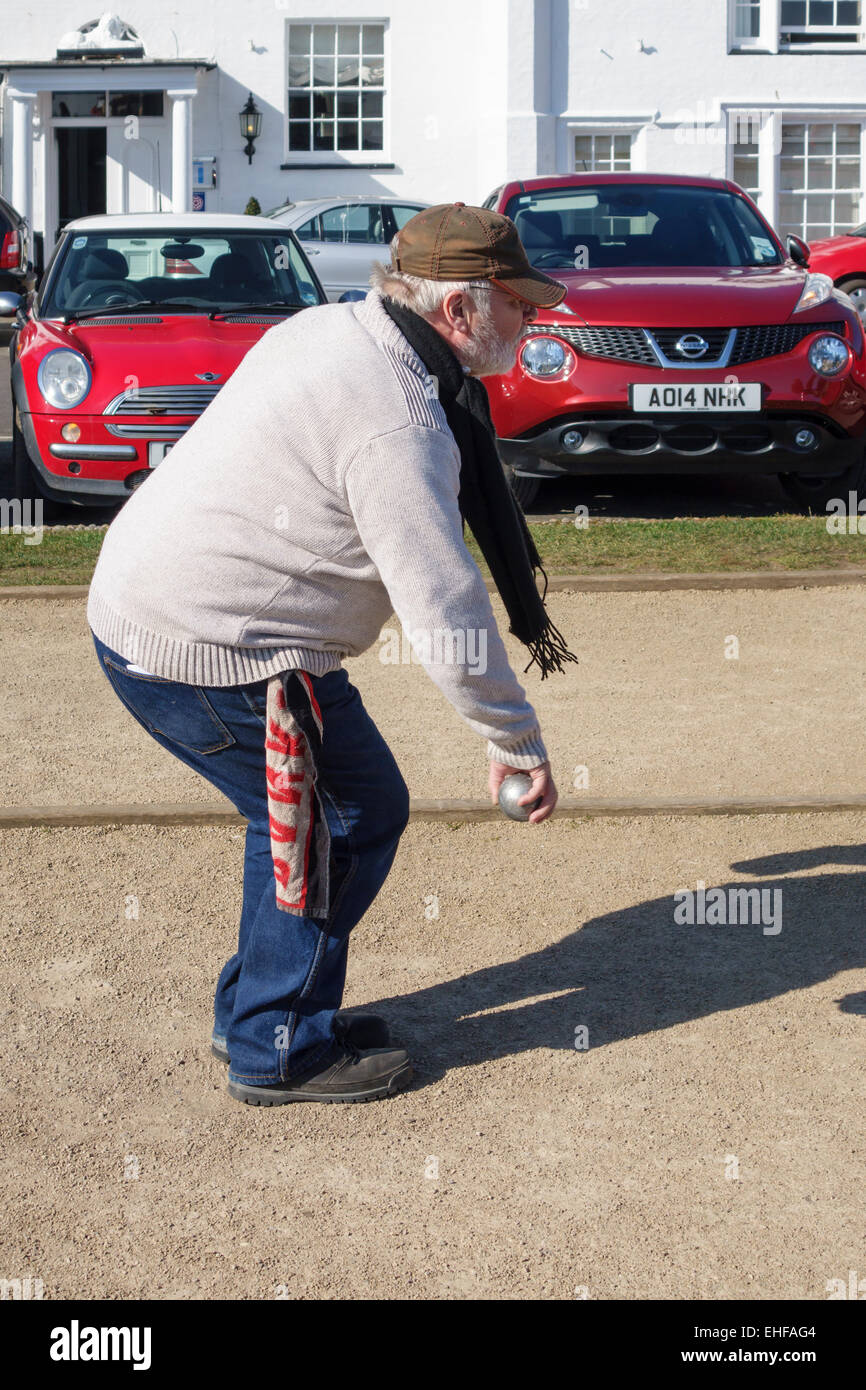 Playing boules uk hi-res stock photography and images - Alamy