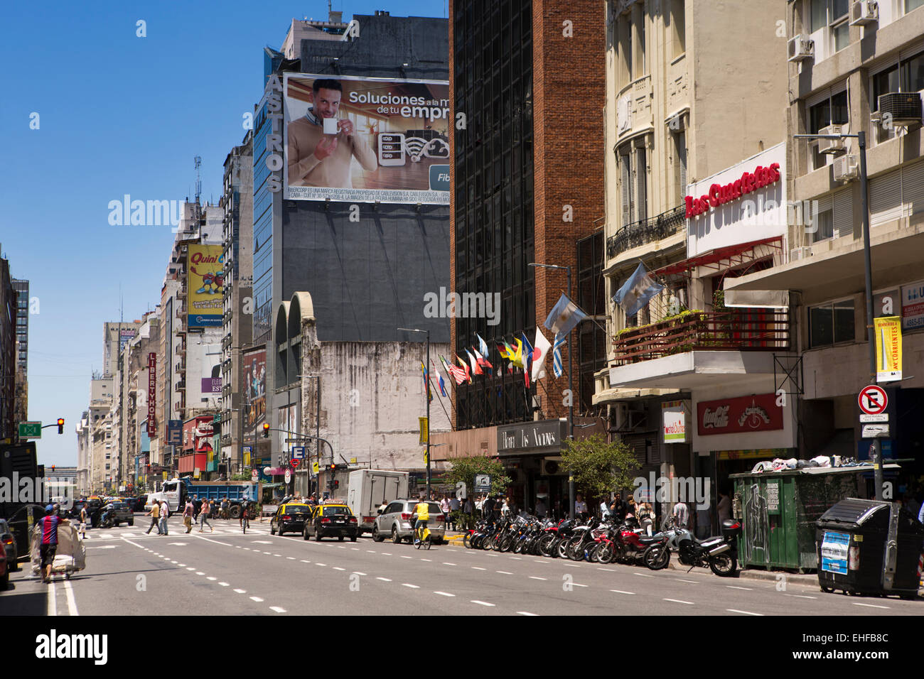 Arg207Argentina, Buenos Aires, Avenida Corrientes Stock Photo - Alamy