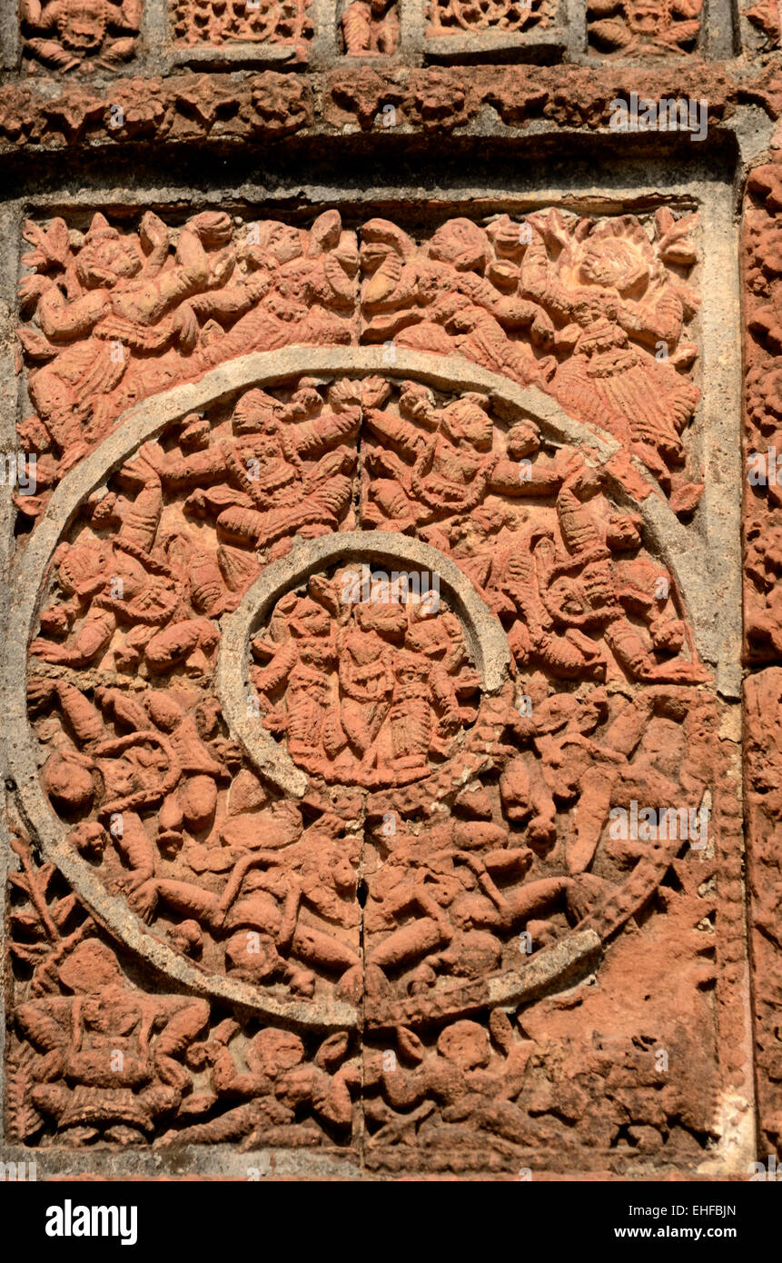 Temple Terracotta of West-Bengal, India Stock Photo - Alamy