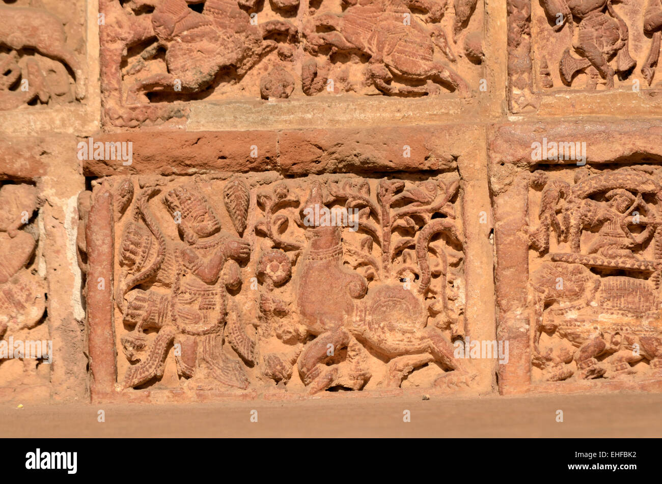 Temple Terracotta of West-Bengal, India Stock Photo - Alamy