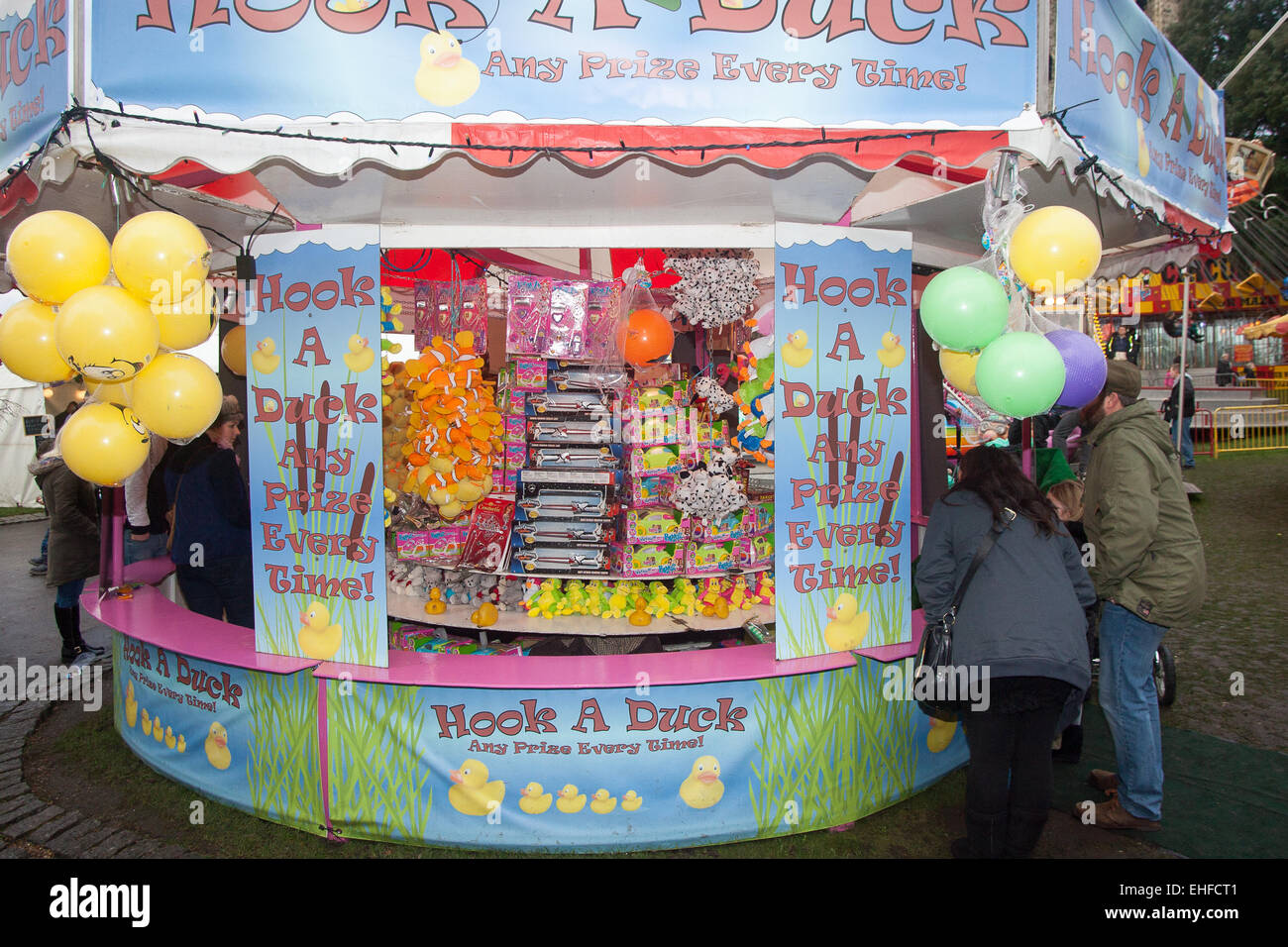 Rochester Winter Fair, Rochester Castle Rochester Kent England Stock ...