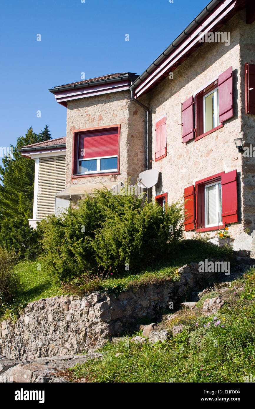 Typical swiss house hi-res stock photography and images - Alamy