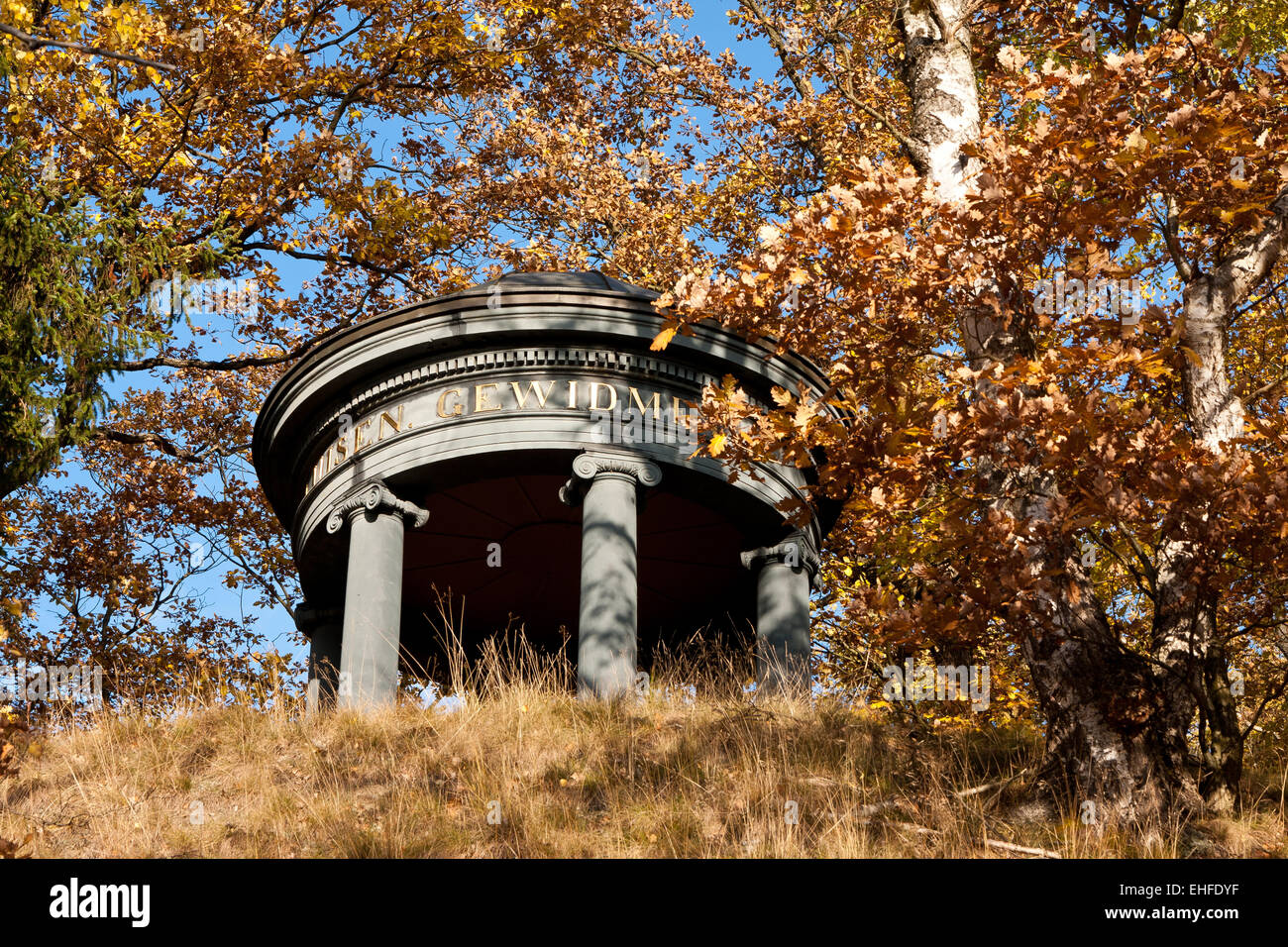 temple in the wood Stock Photo - Alamy