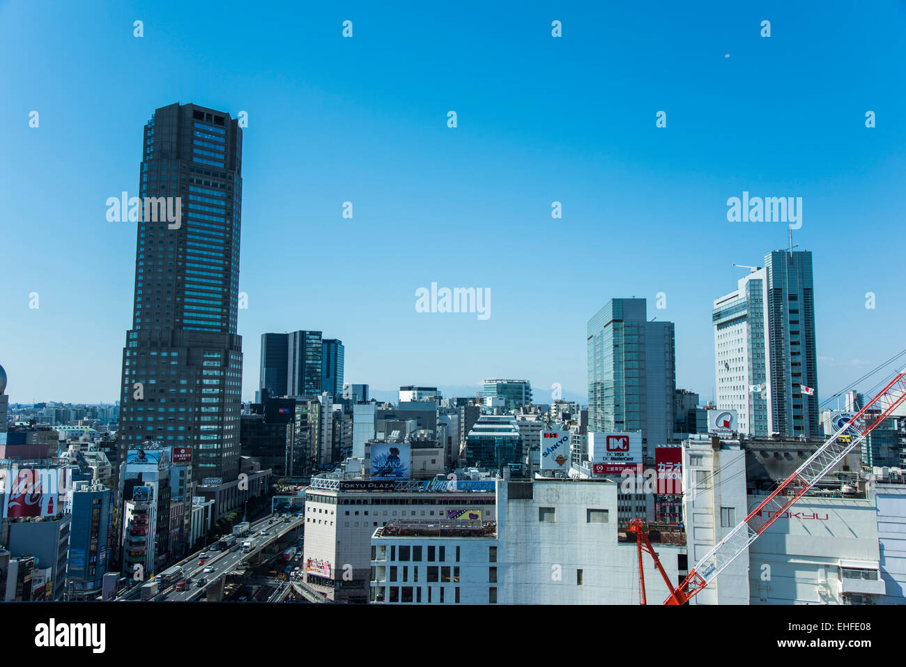 Shibuya crossing aerial not crowd hi-res stock photography and images ...