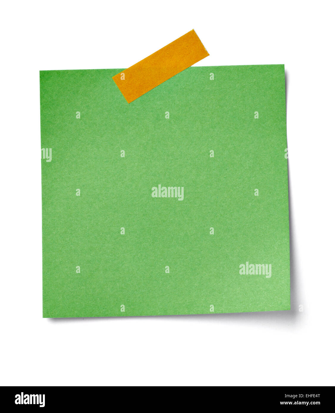 Yellow paper note blue Cut Out Stock Images & Pictures - Alamy