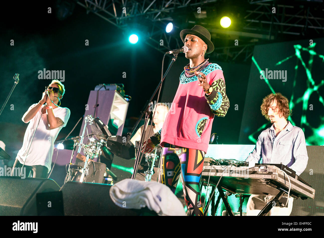 Azari and III live at IMS party at Dalt Villa Ibiza on 25th May 2012 ...