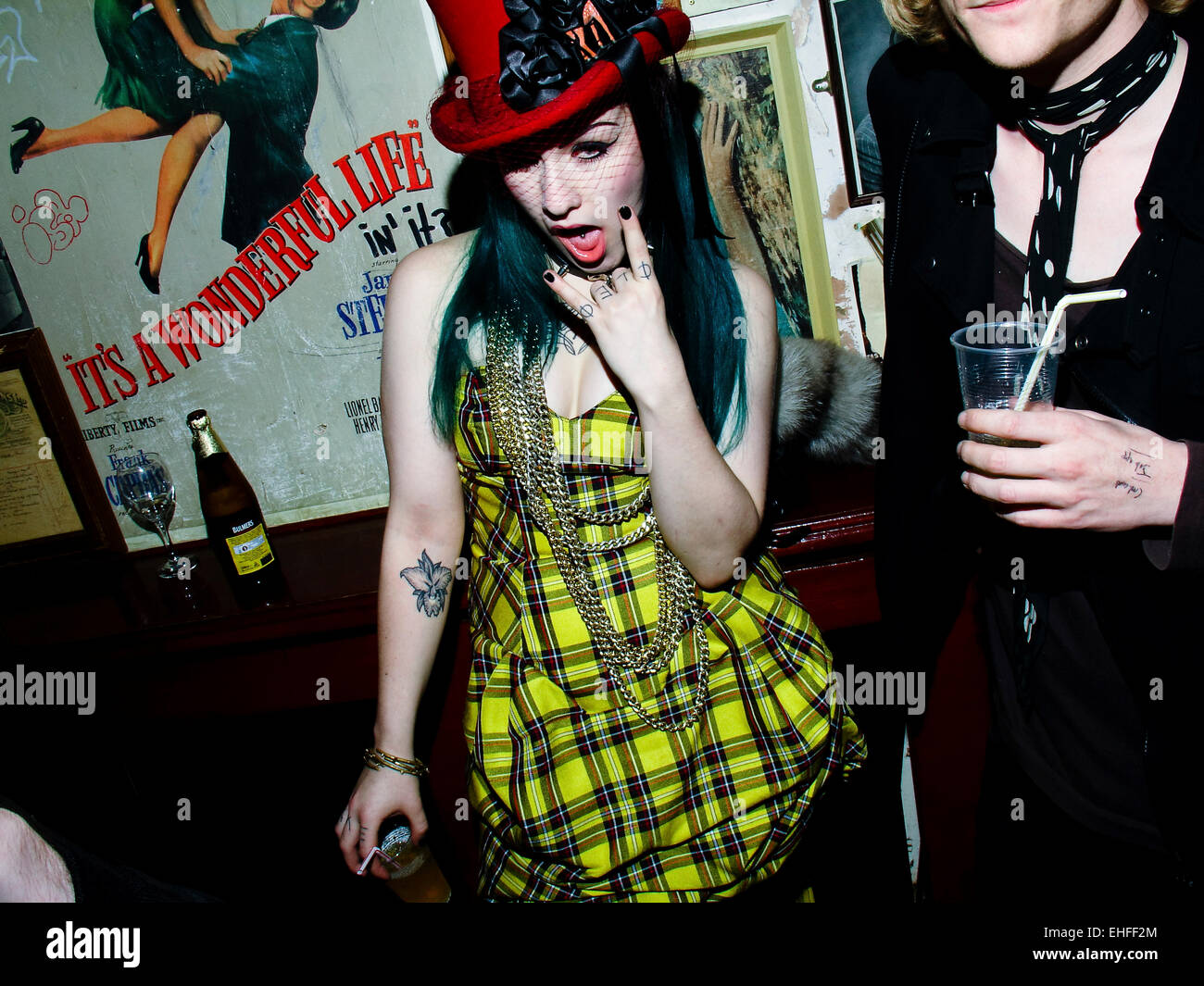 REEPERBAhN at the Moustache Bar Dalston London 4/11/2011 Stock Photo ...