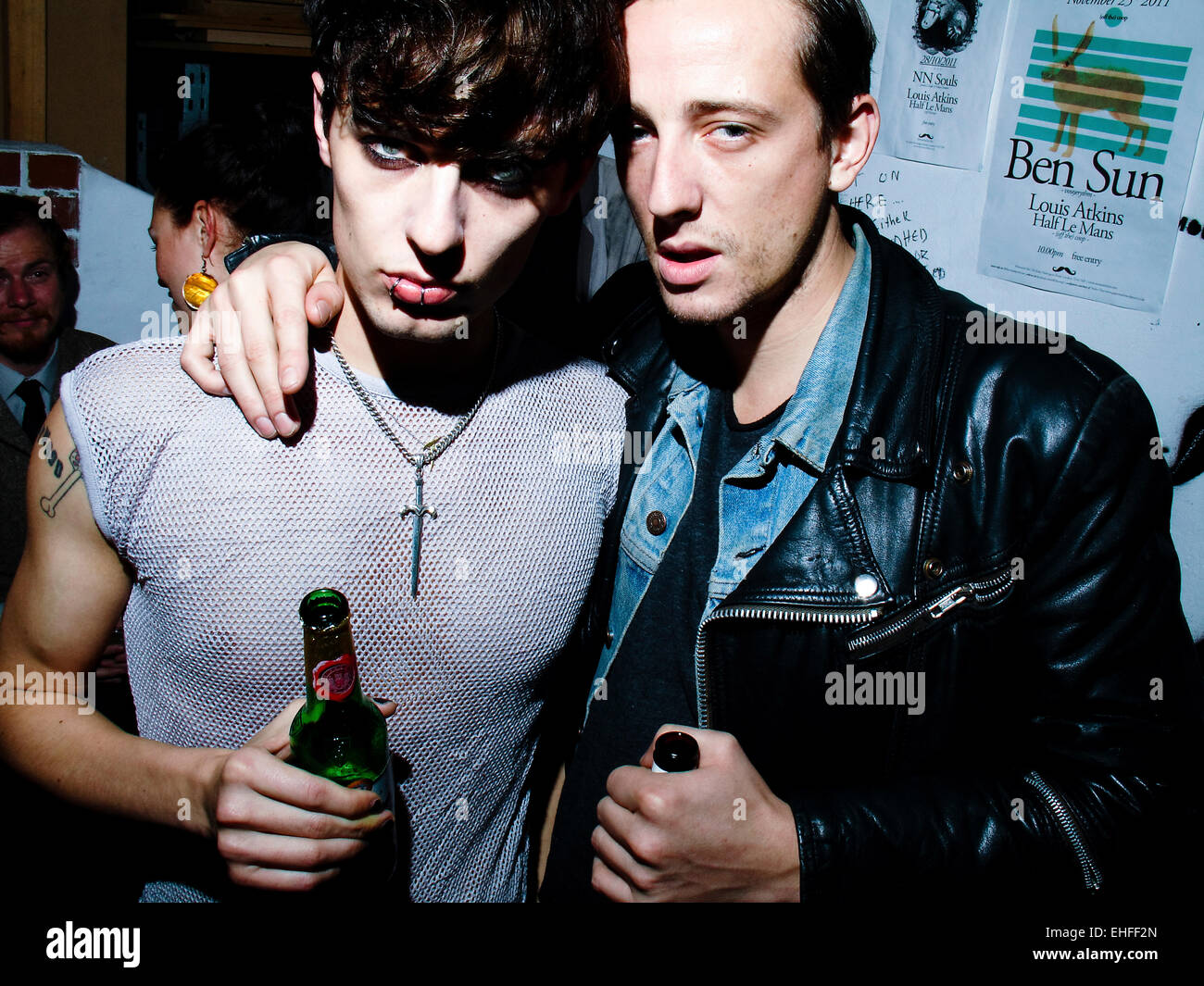 REEPERBAhN at the Moustache Bar Dalston London 4/11/2011 Stock Photo ...