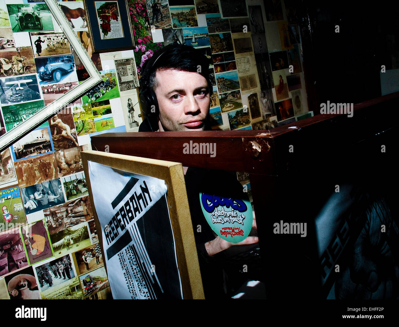 REEPERBAhN at the Moustache Bar Dalston London 4/11/2011 Stock Photo ...