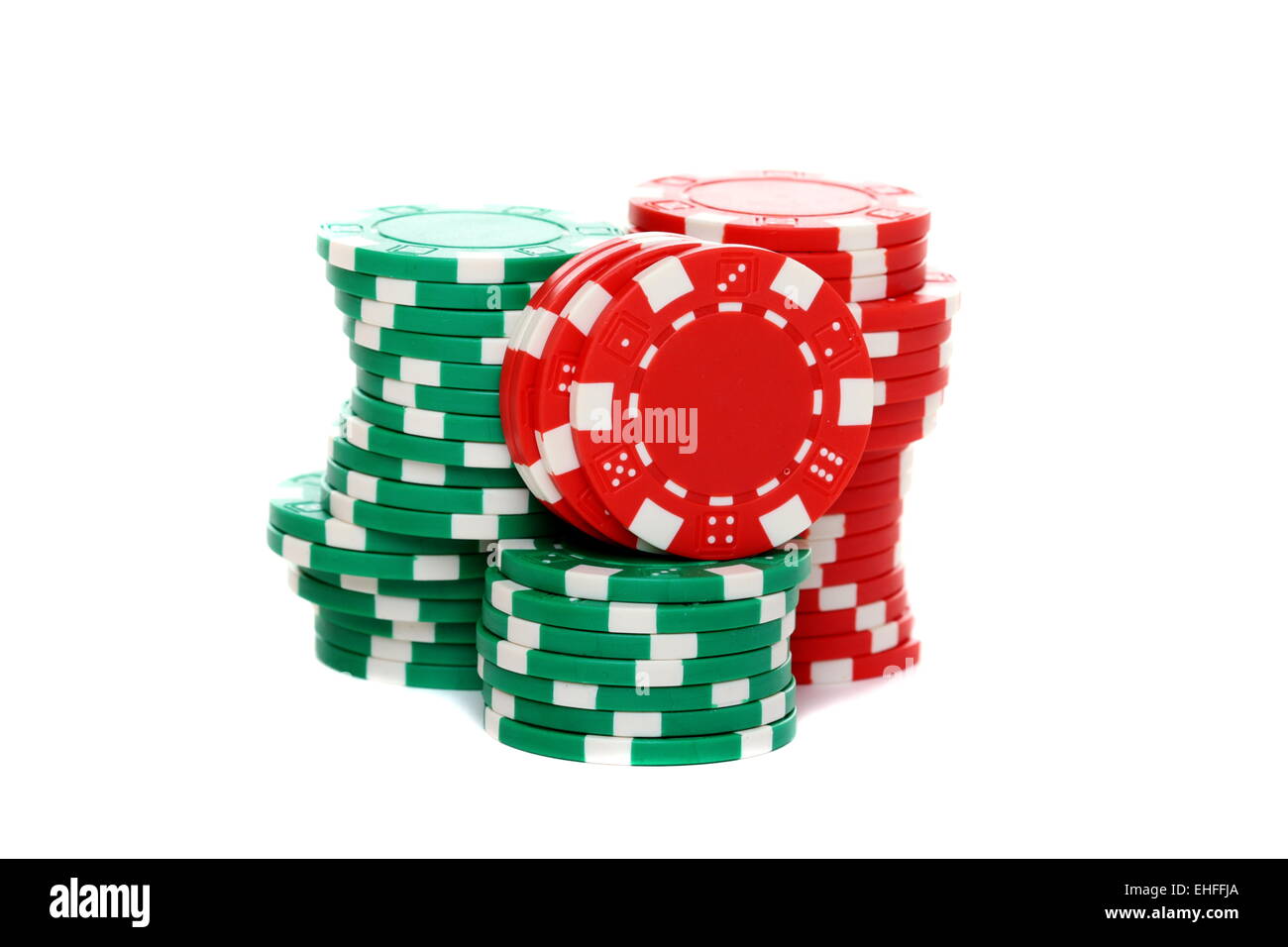 White poker chip on hi-res stock photography and images - Alamy