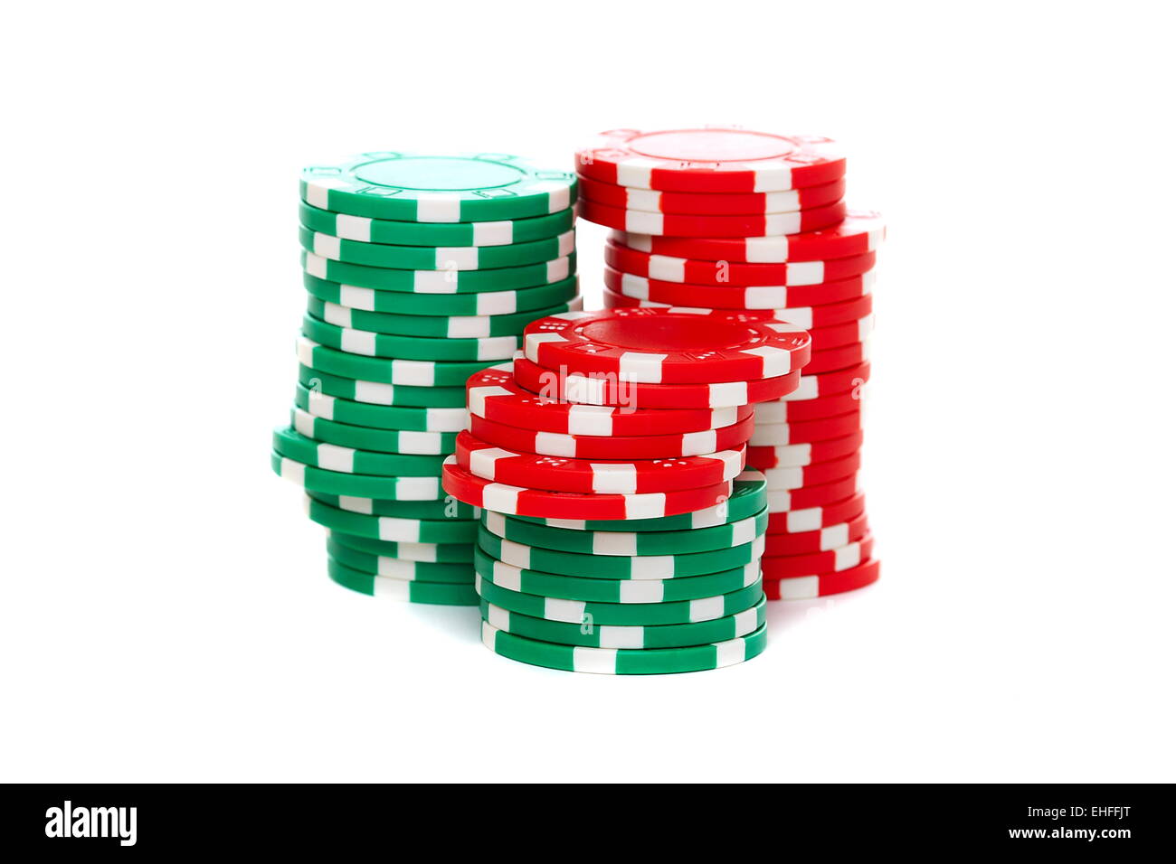 White poker chip Cut Out Stock Images & Pictures - Alamy