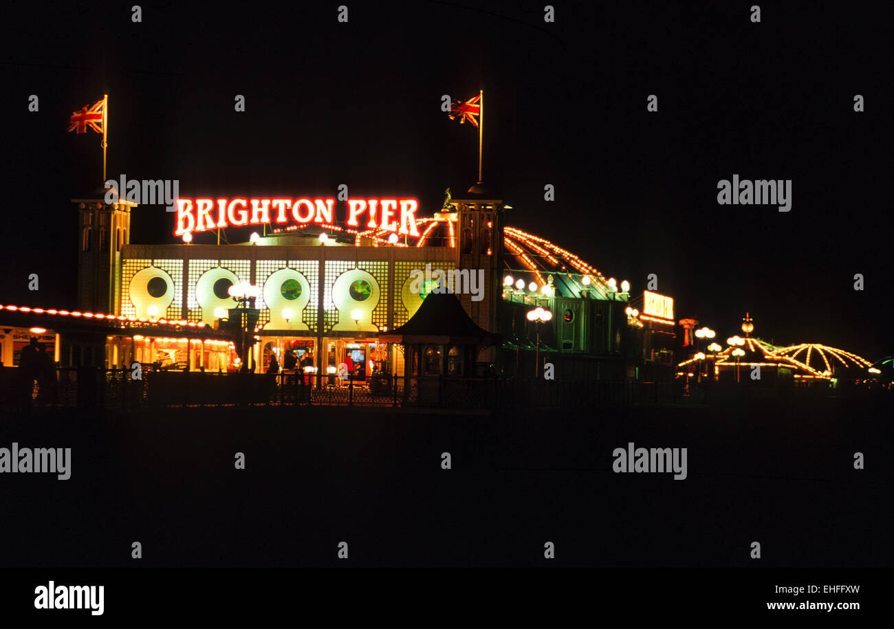 Brighton night time hi-res stock photography and images - Alamy