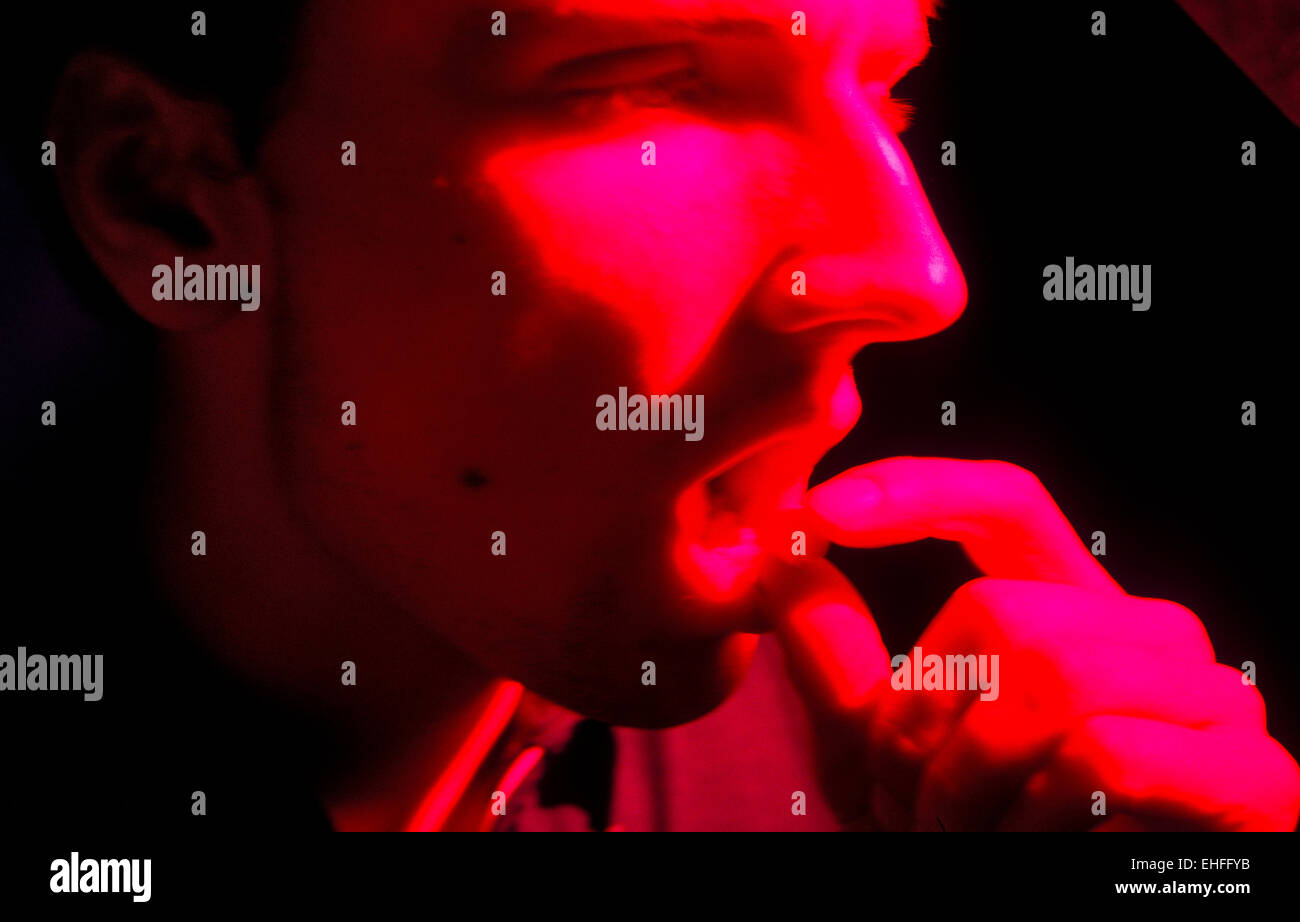 Pink ecstasy tablets hi-res stock photography and images - Alamy