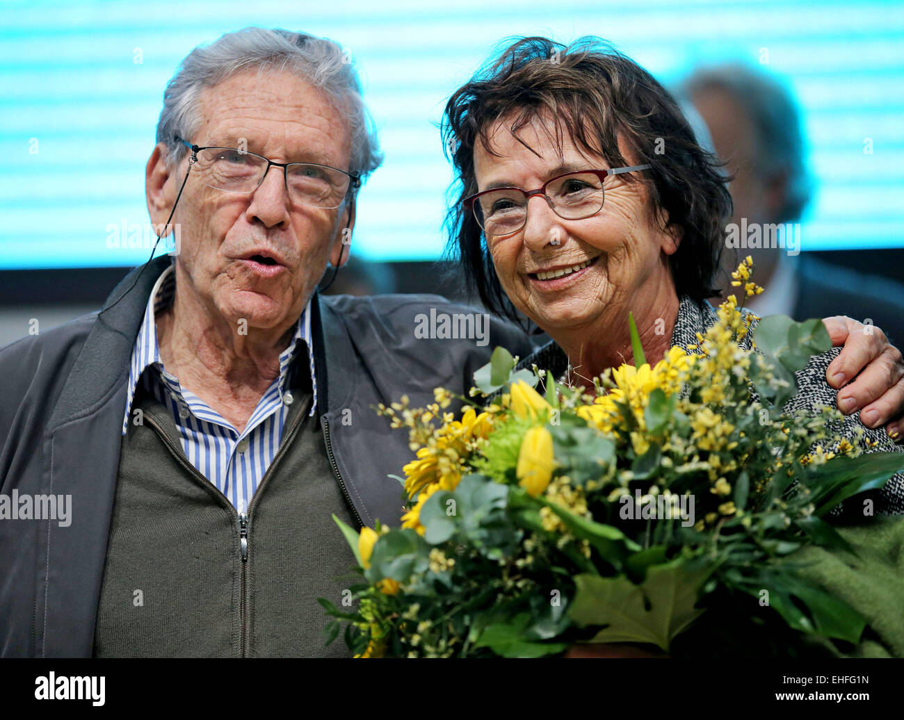 German author Mirjam Pressler is pleased with being awarded the ...
