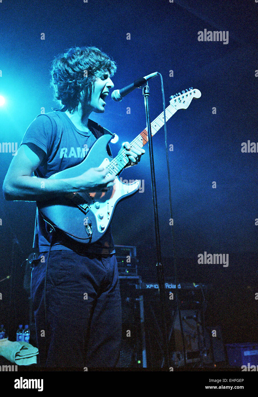 The Rapture on stage Stock Photo - Alamy