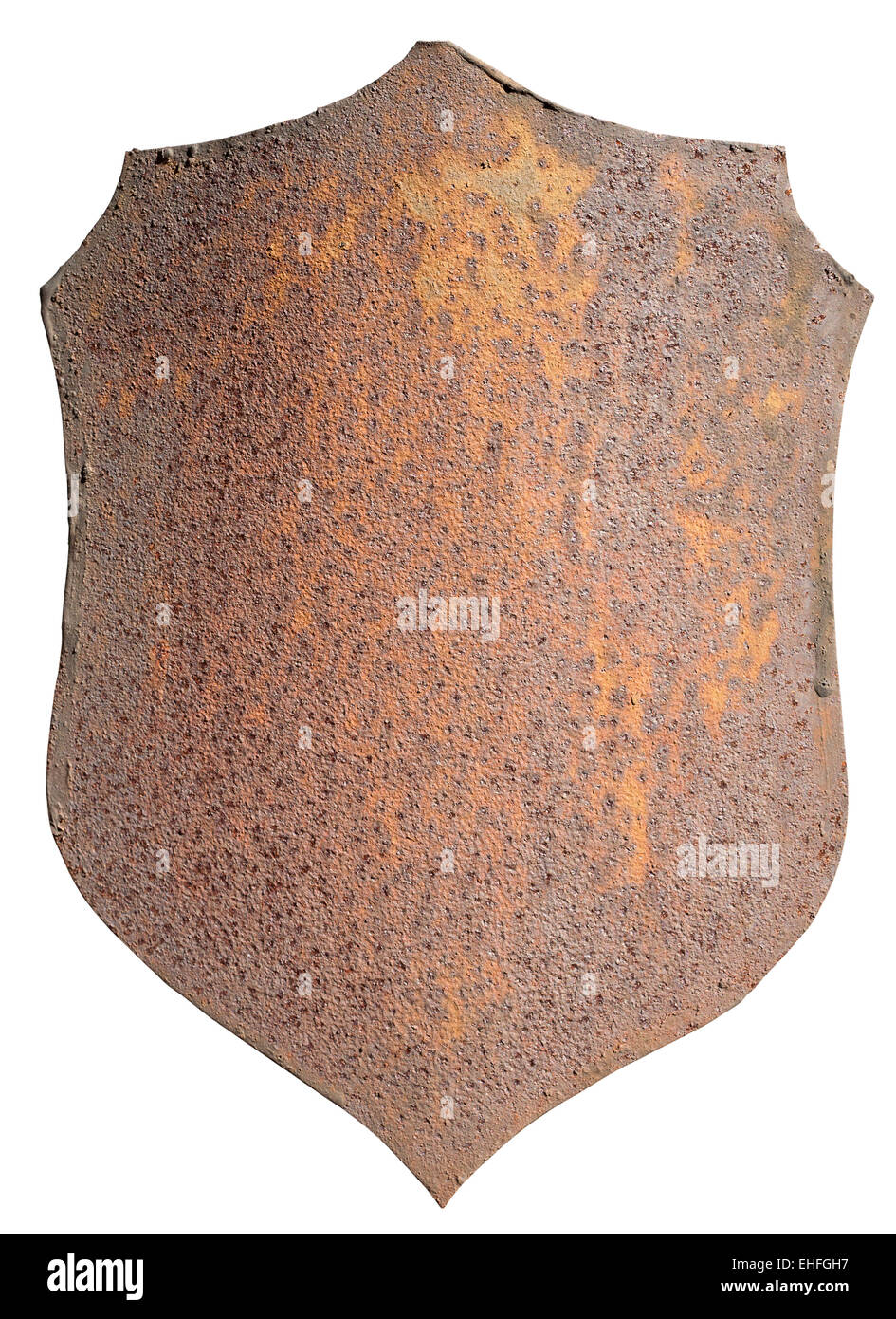 Rusty metal plate isolated on white Stock Photo - Alamy