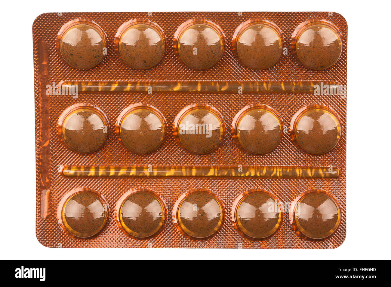 Pack of pills isolated on white background Stock Photo - Alamy