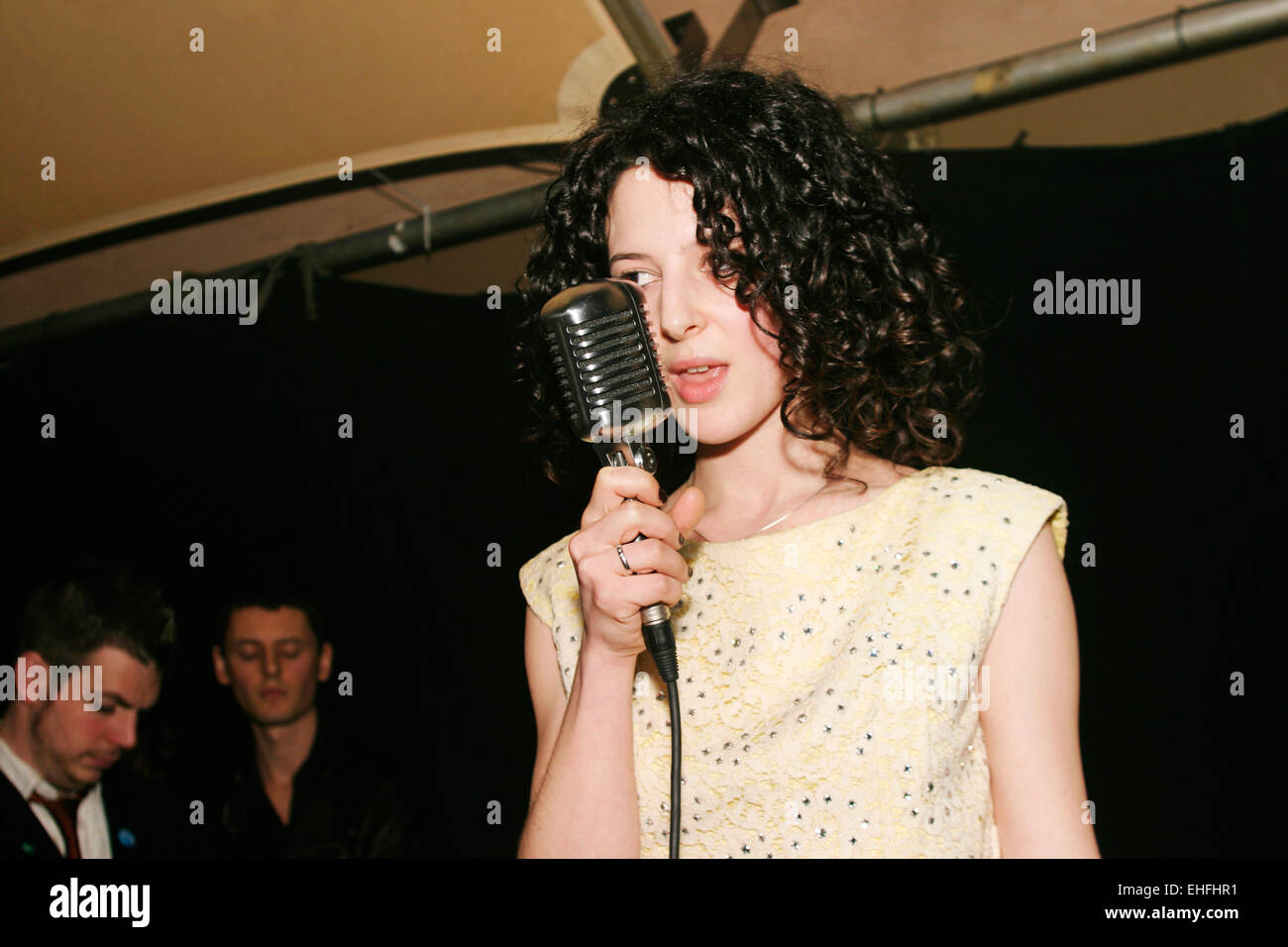 Girl singer during Midnight Mike performance at Trash at The End London ...