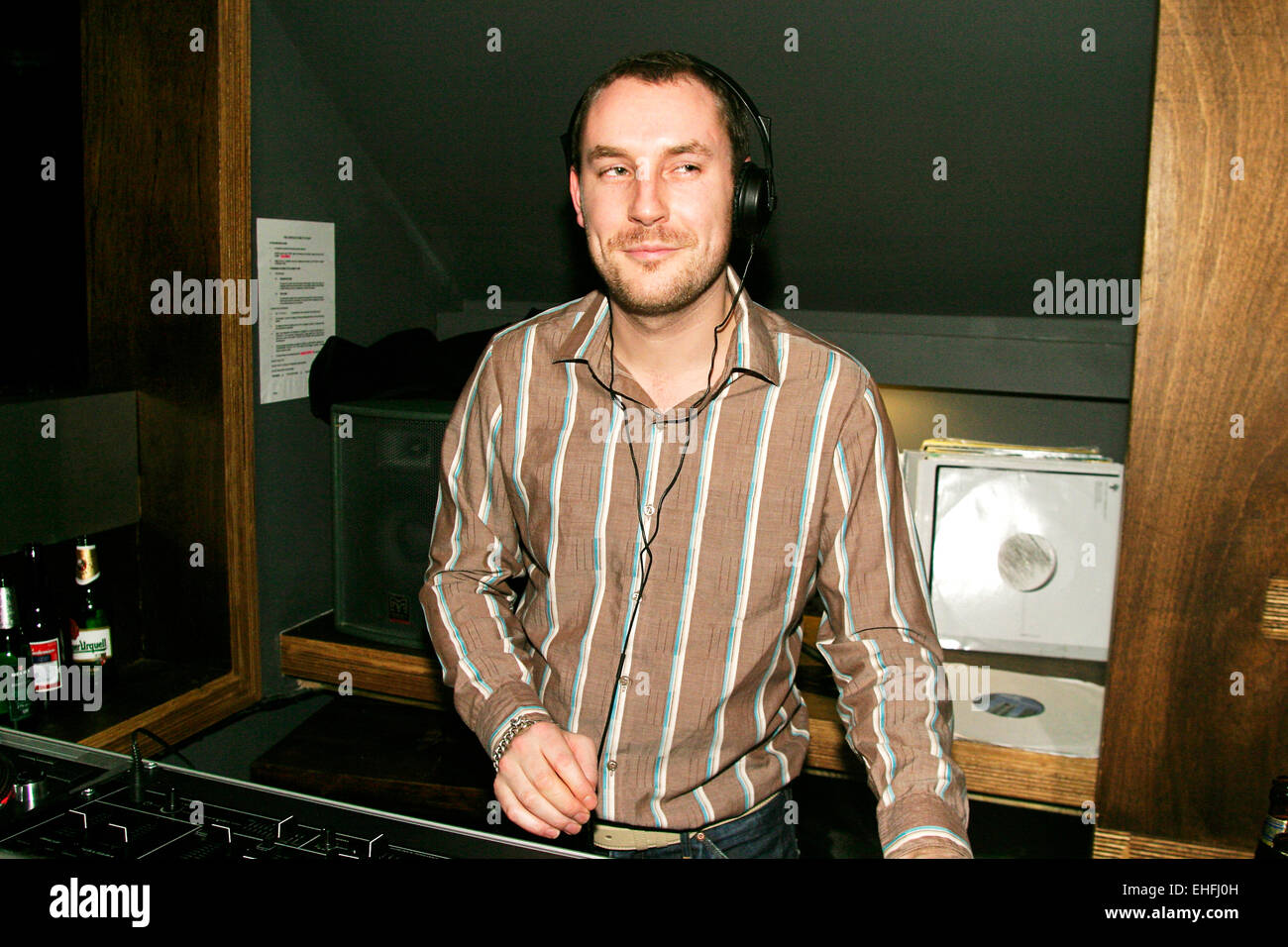 DJ at Human Zoo at Industry in Shoreditch Stock Photo - Alamy