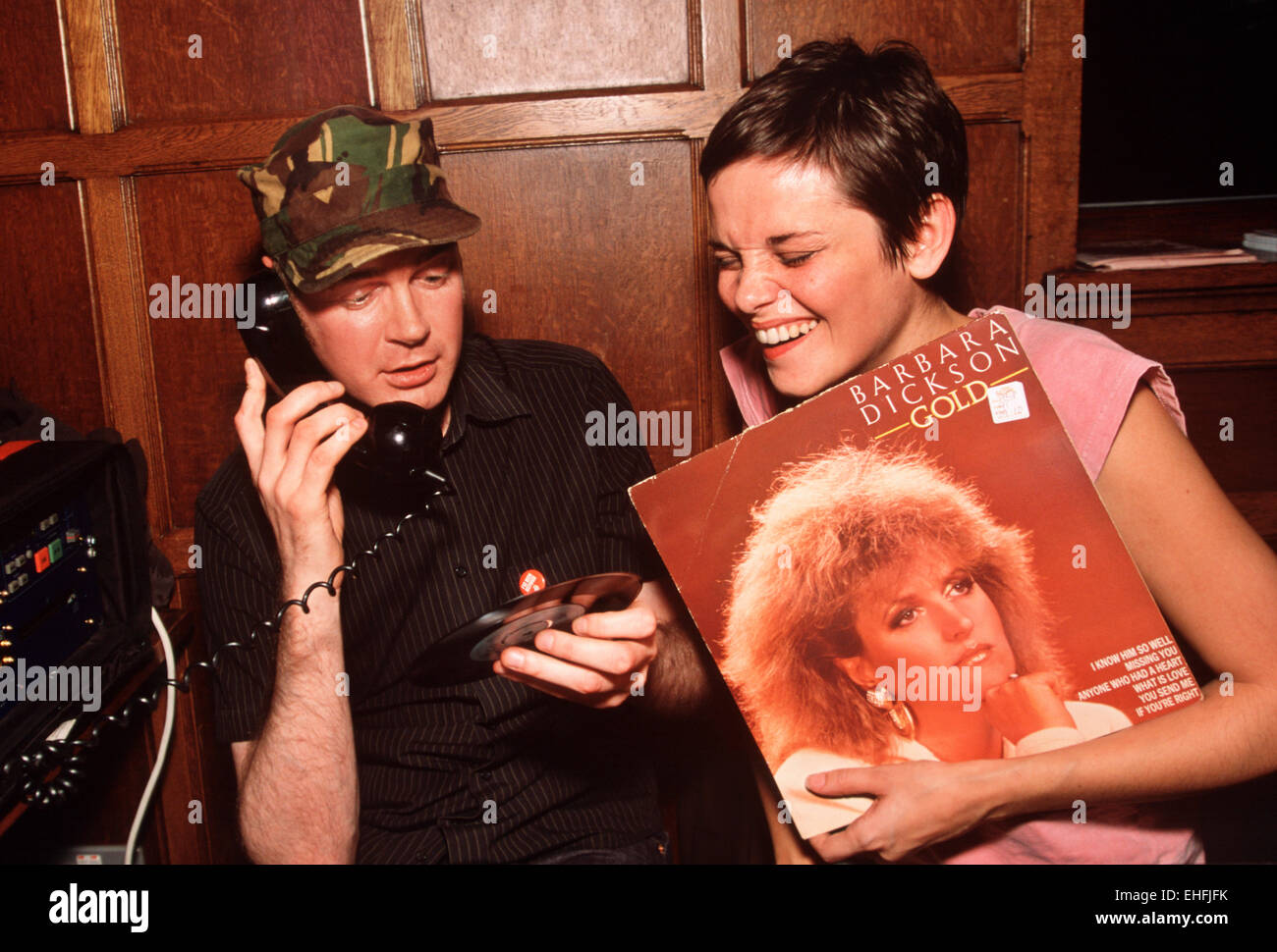 Johnno and Peta at Erection Section at the Social Islington Stock Photo ...