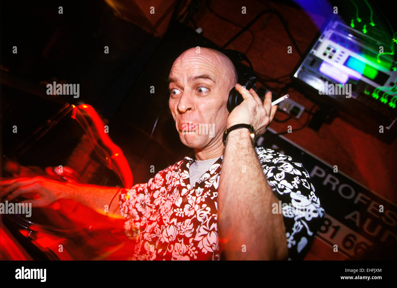 Keb Darge DJing at Bar Rumba nightclub London Stock Photo - Alamy