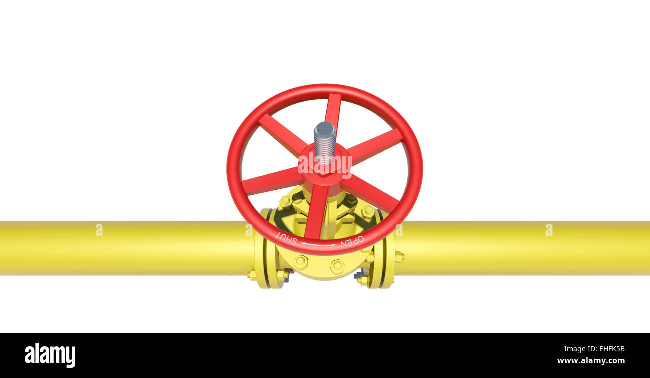 Yellow gas pipeline valves hi-res stock photography and images - Alamy