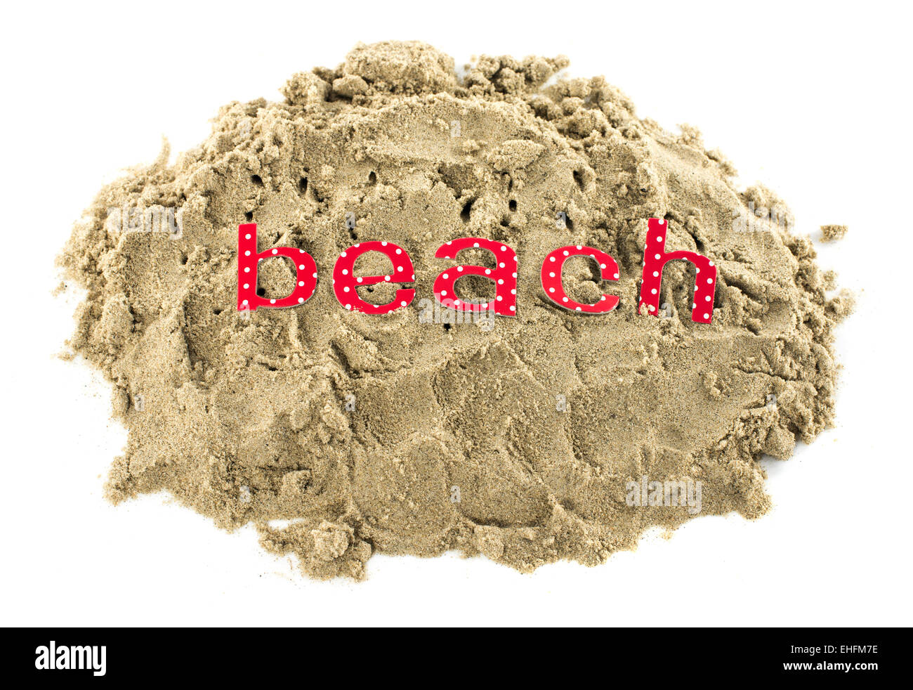 Text in the sand hi-res stock photography and images - Alamy