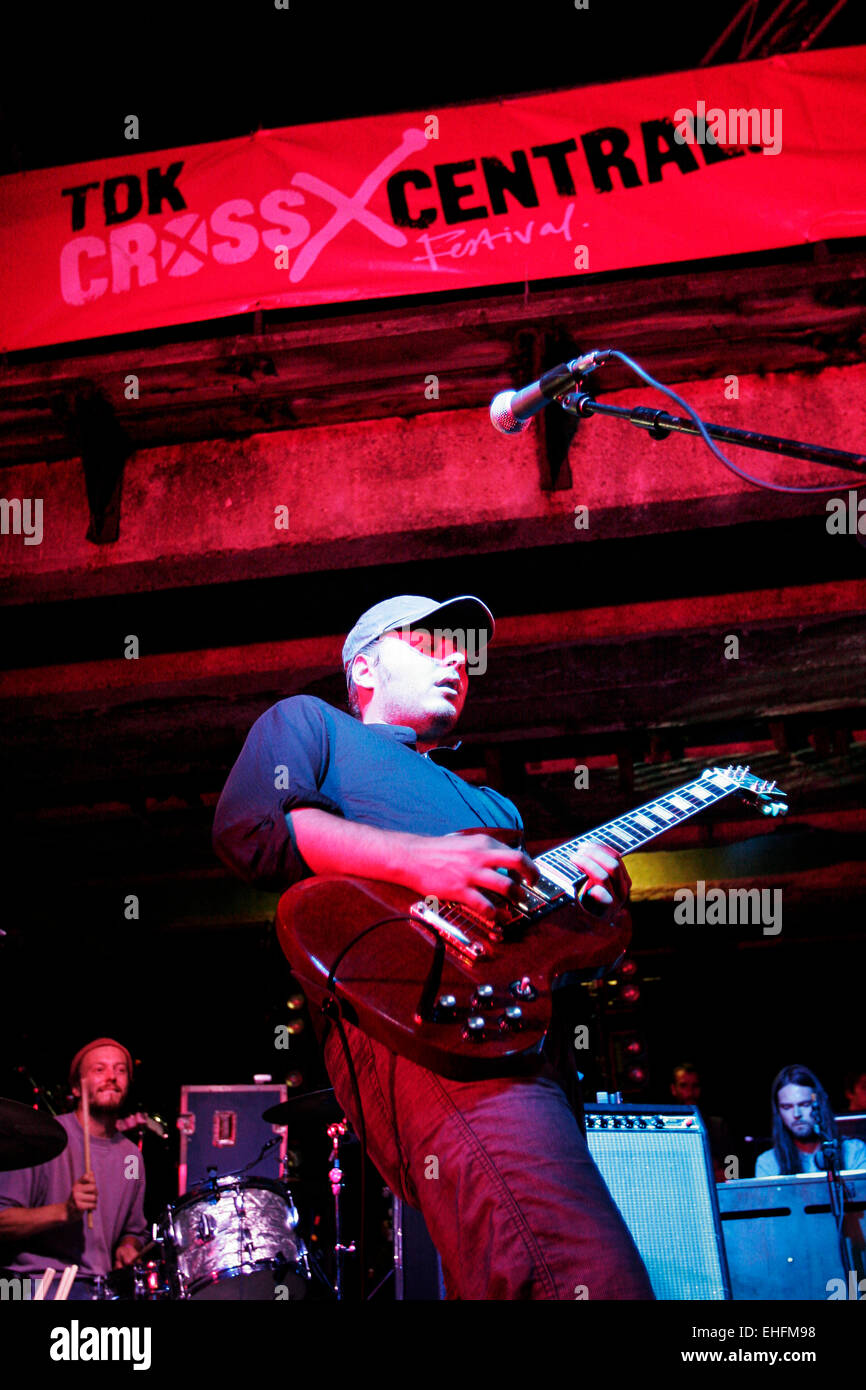 The Bees live at the TDK Cross Central festival at Kings Cross Goods ...