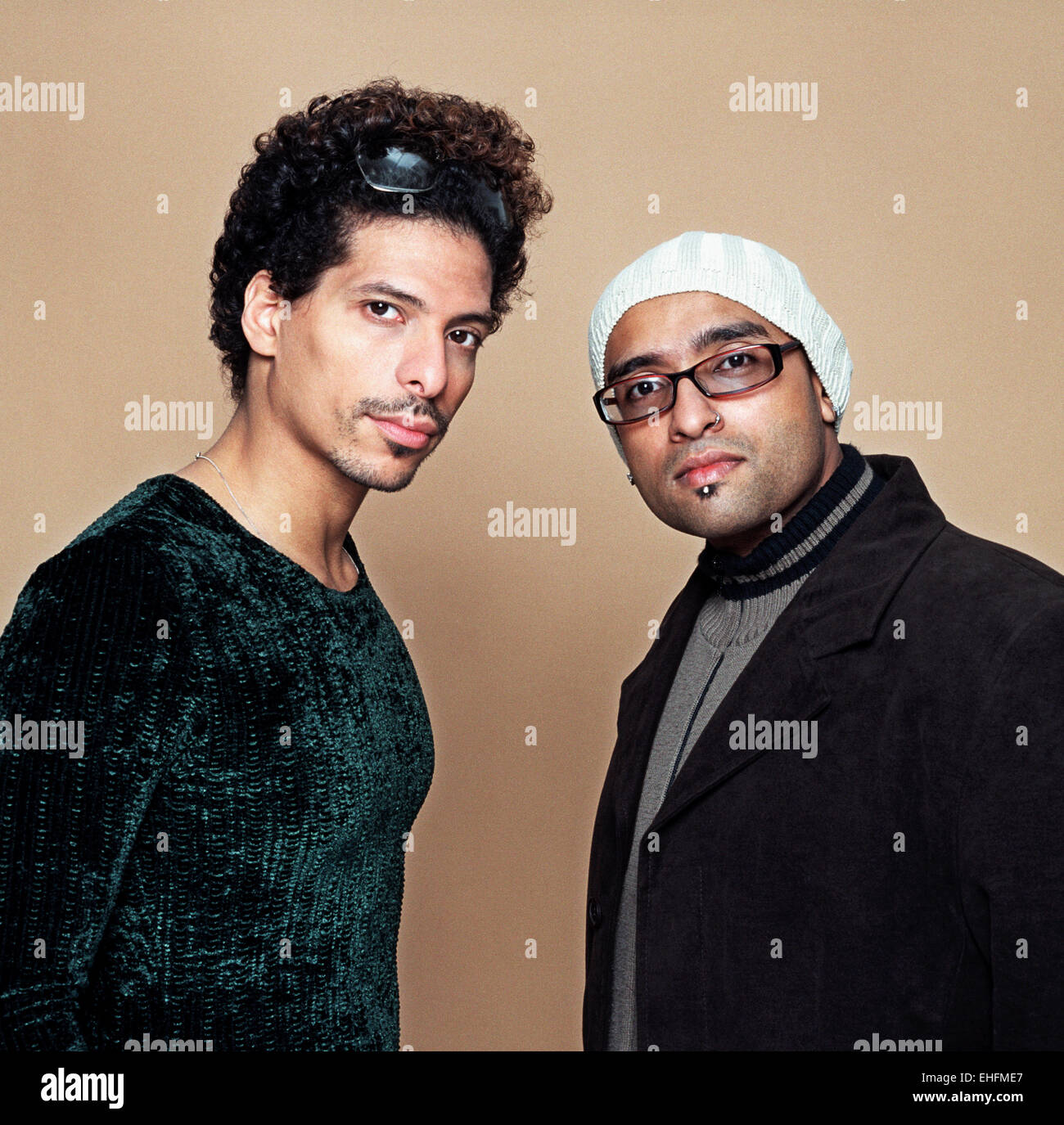 Portrait of Sandy Rivera and Haze in London Stock Photo - Alamy