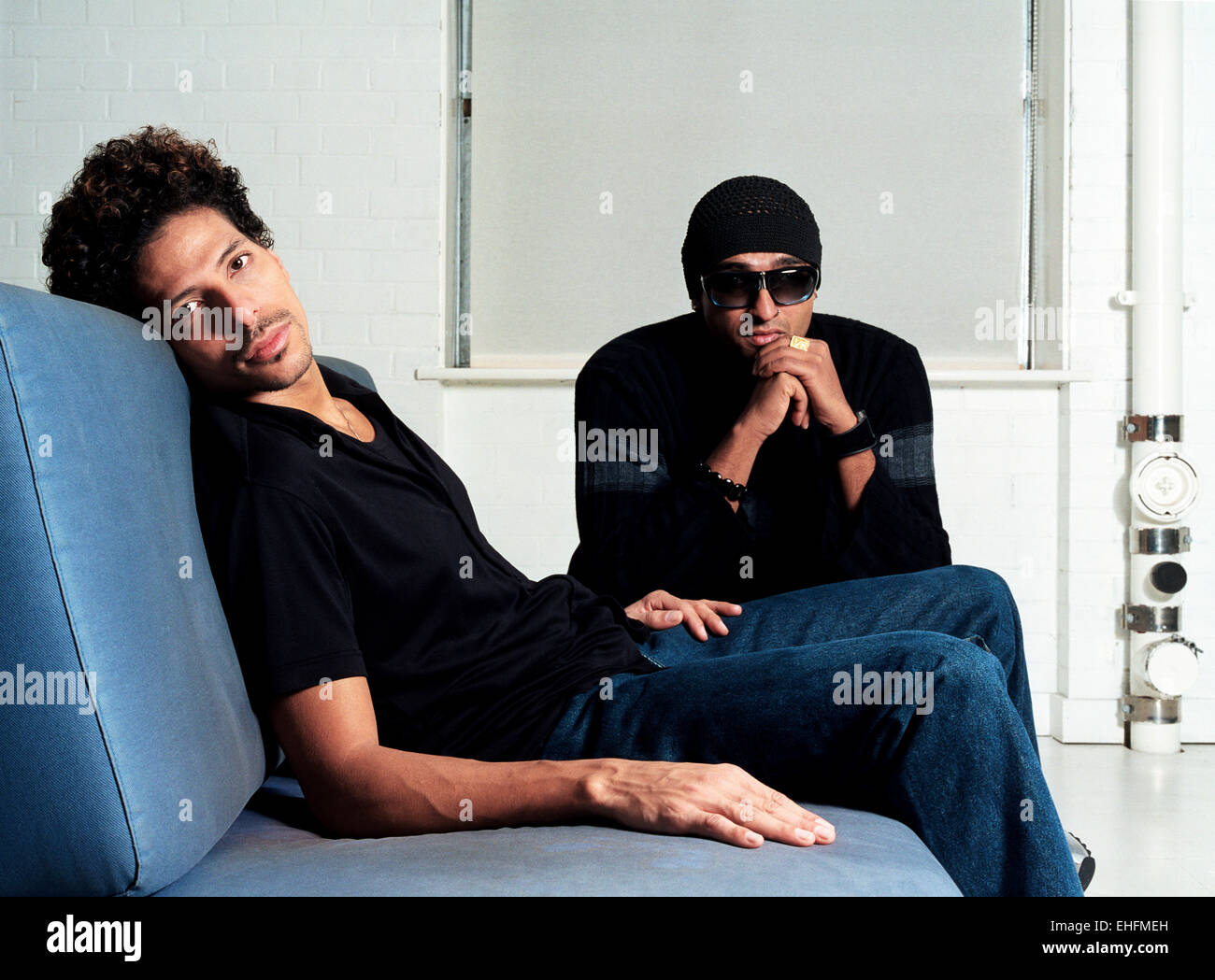 Portrait of Sandy Rivera and Haze in London Stock Photo - Alamy