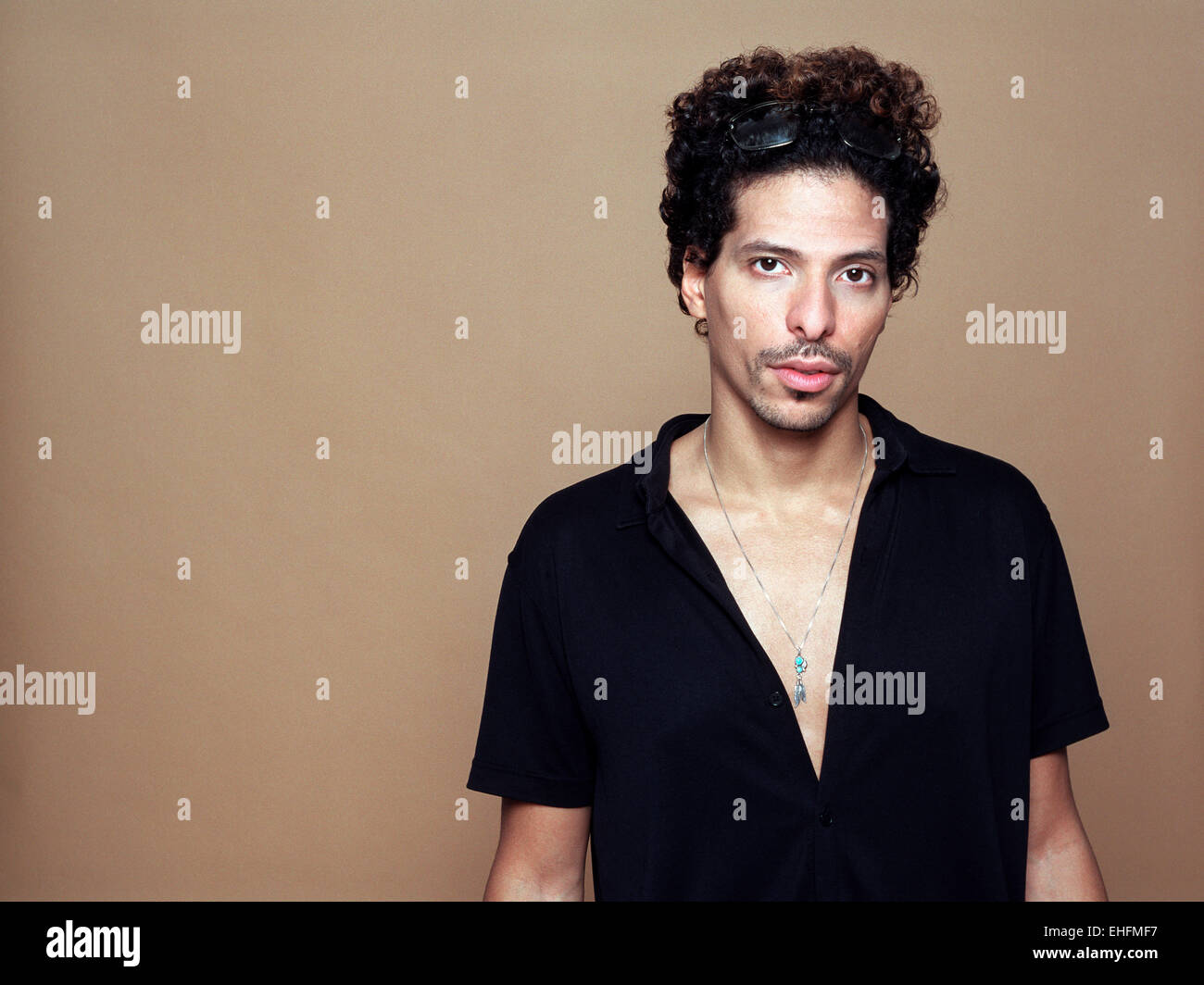 Portrait of Sandy Rivera in London Stock Photo - Alamy