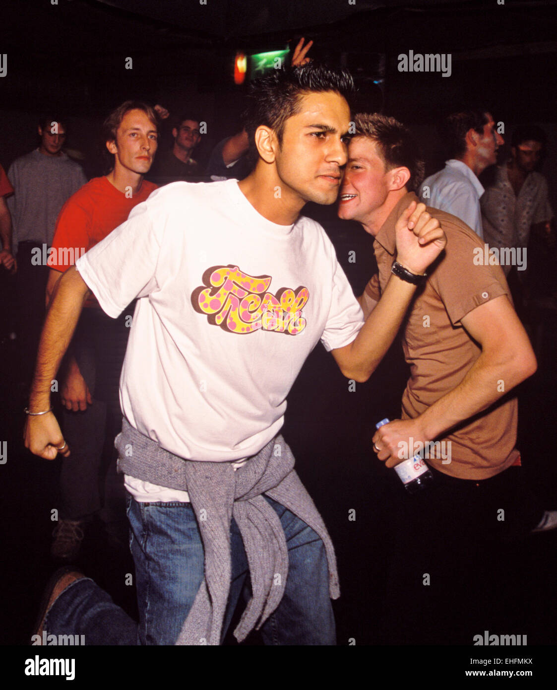 2 guys dancing at Swerve @ The End London Stock Photo - Alamy