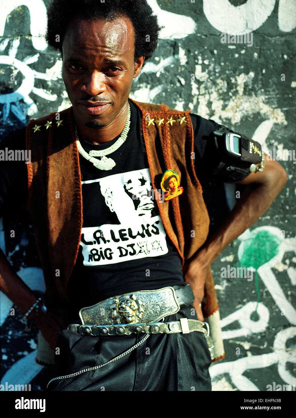 Portrait of LA Lewis in Trenchtown Kingston Jamaica Stock Photo - Alamy