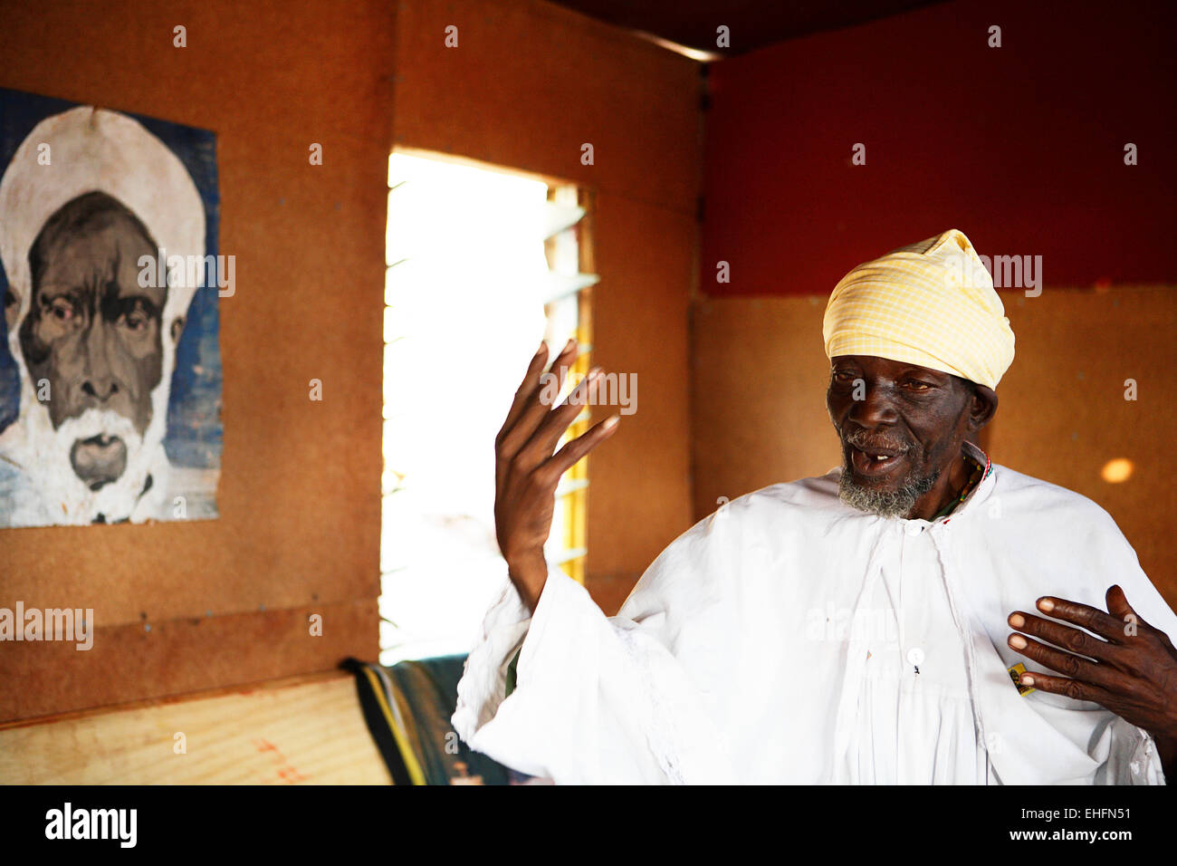 Boboshanti Rasta Camp outside Kingston Jamaica Stock Photo - Alamy